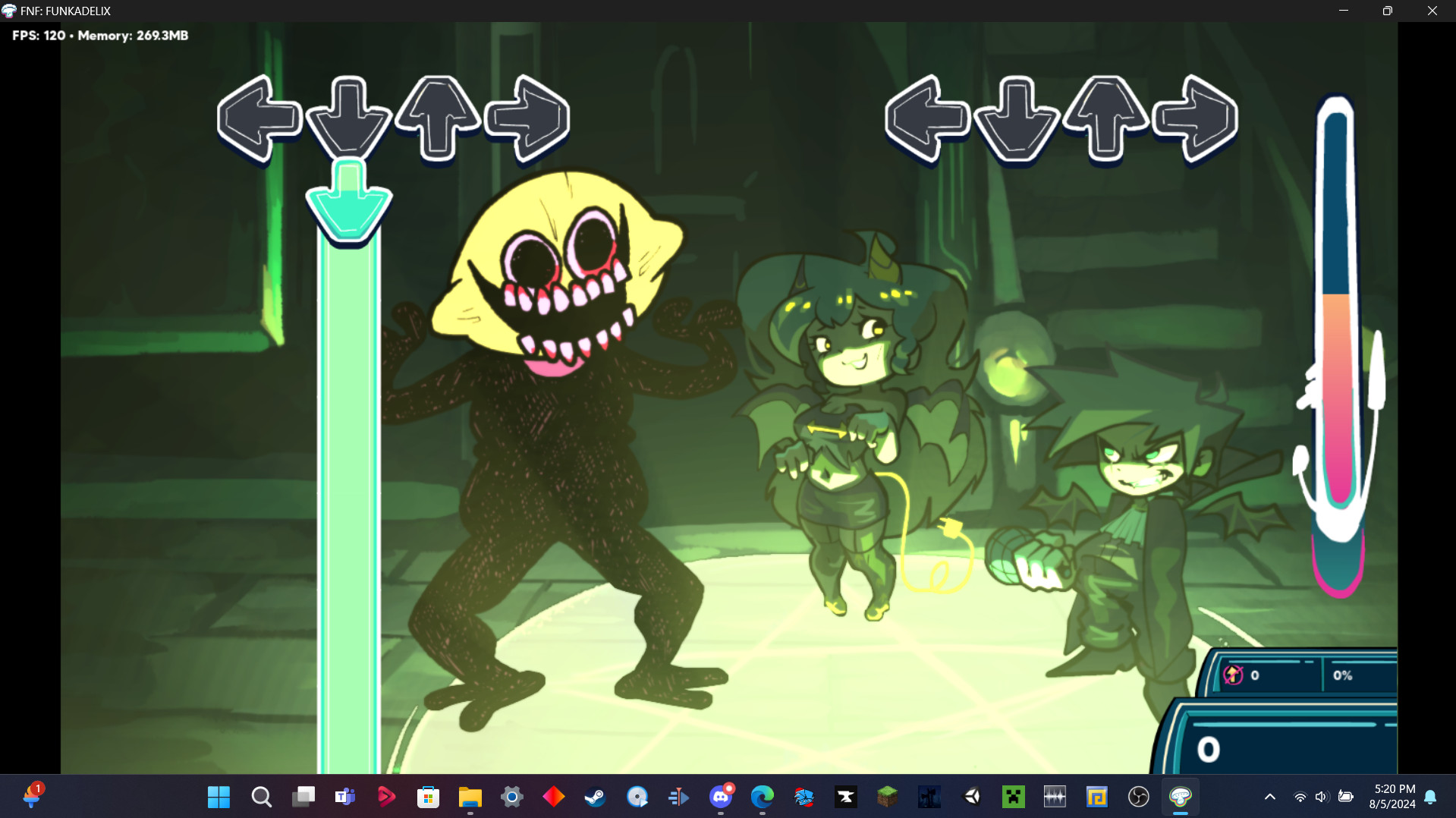 Funkadelix but with Monster and Pico Mod for Friday Night Funkin' | FNF ...