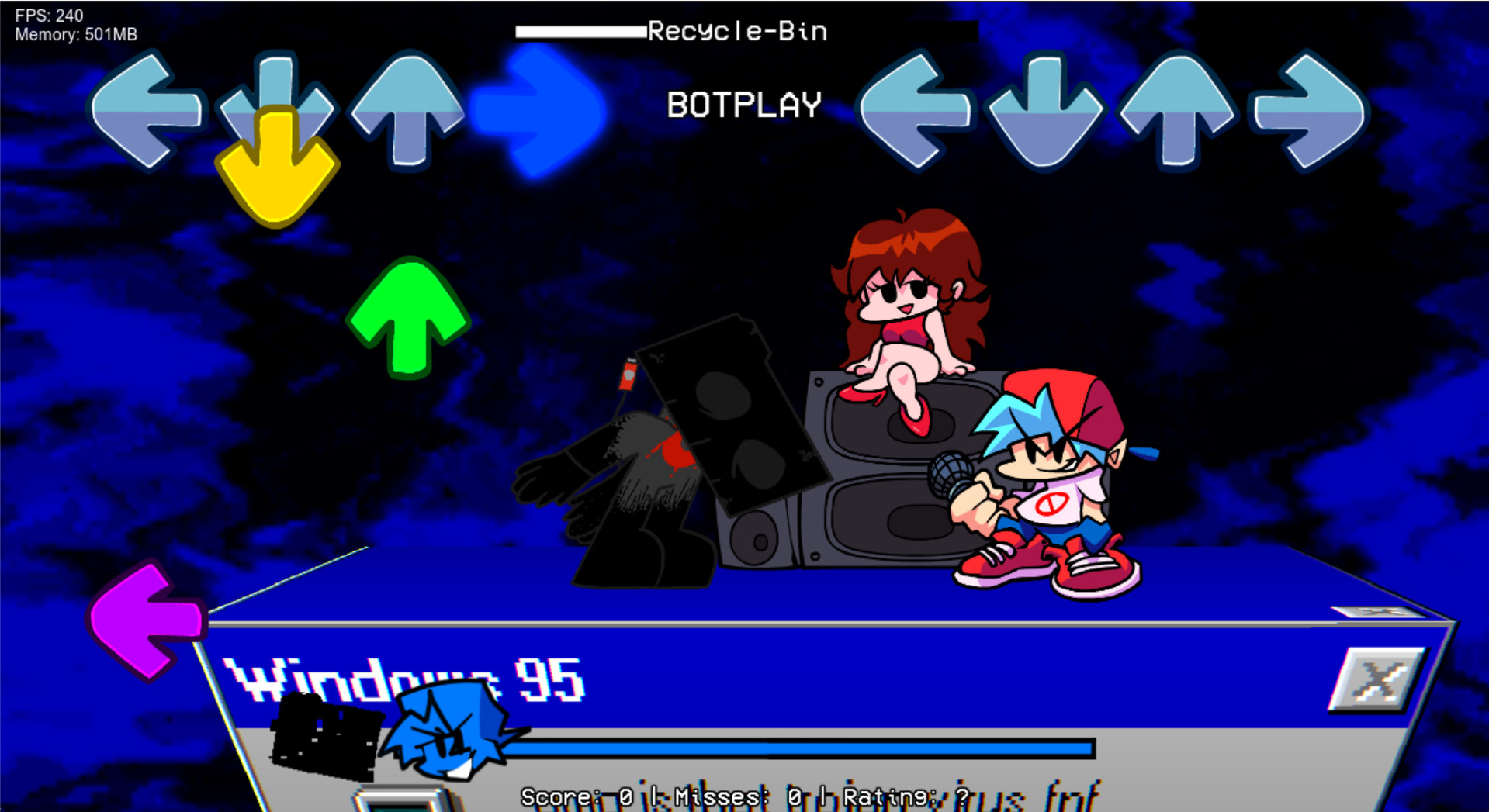 Recycle-Bin Ron FNF PLAYABLE Mod for Friday Night Funkin' | FNF Mods