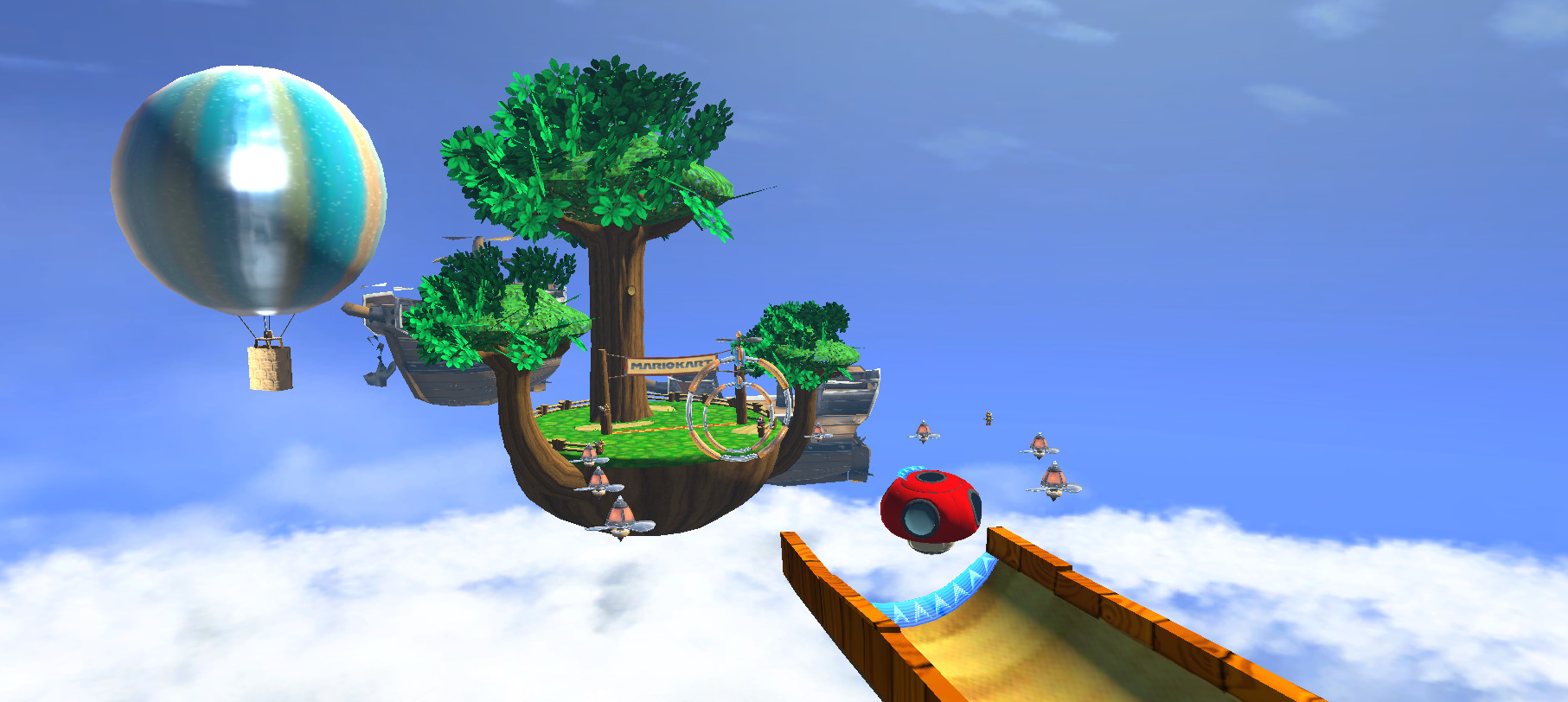 SMG2 Tall Trunk's Big Slide (Wii U Port) Mod for Mario Kart 8 Deluxe ...