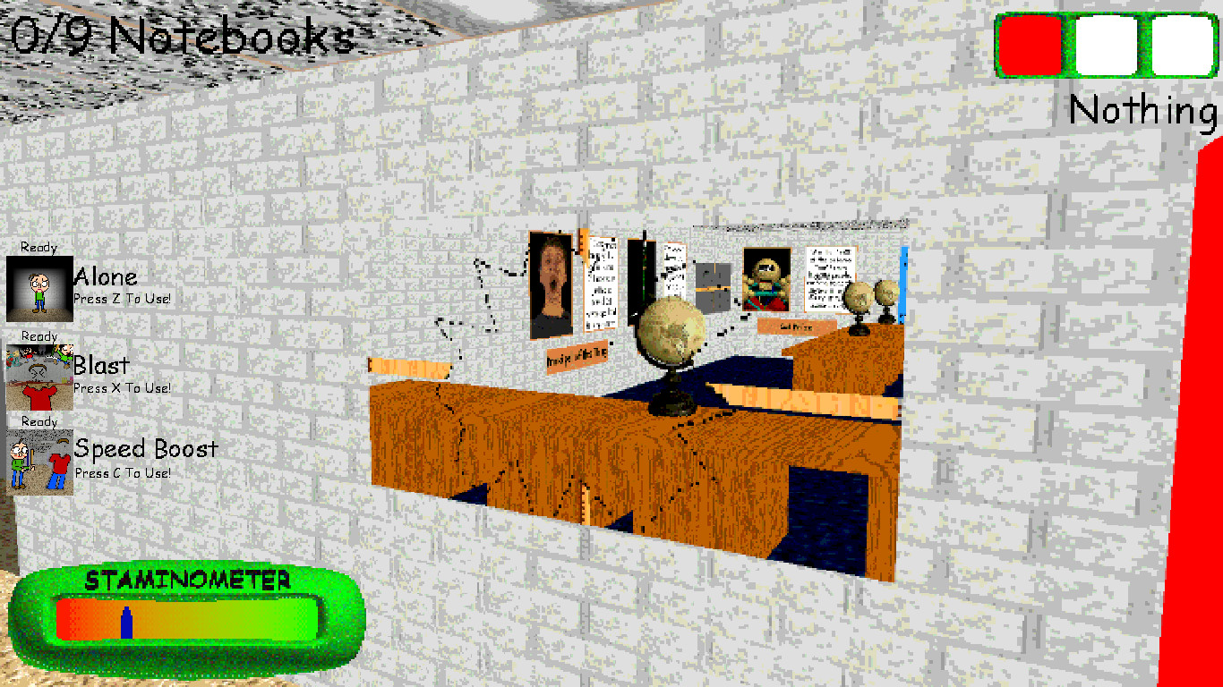 Baldi's Basics But You Are NULL Mod for Baldi's Basics | Baldi Mods