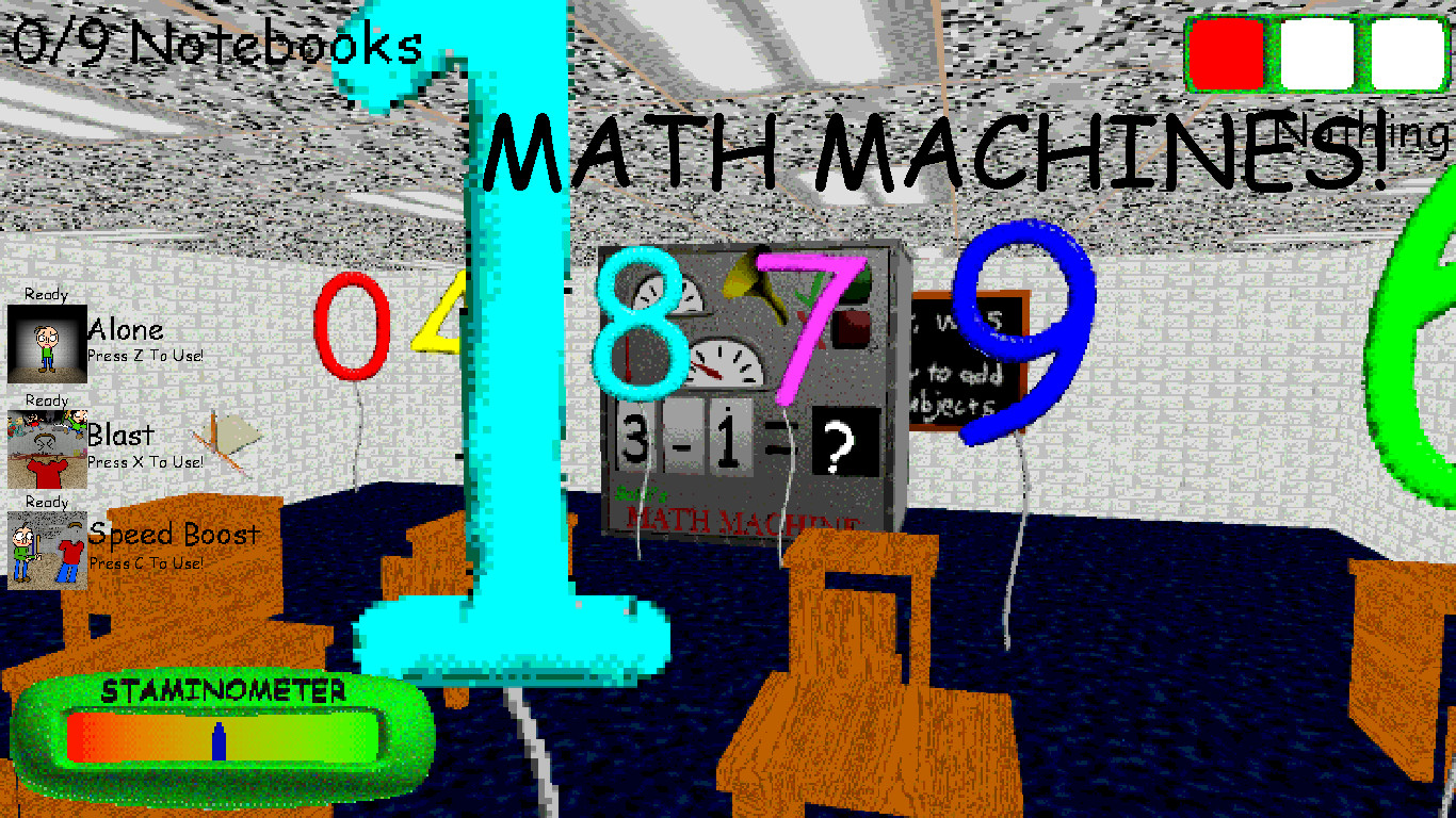 Baldi's Basics But You Are NULL Mod for Baldi's Basics | Baldi Mods