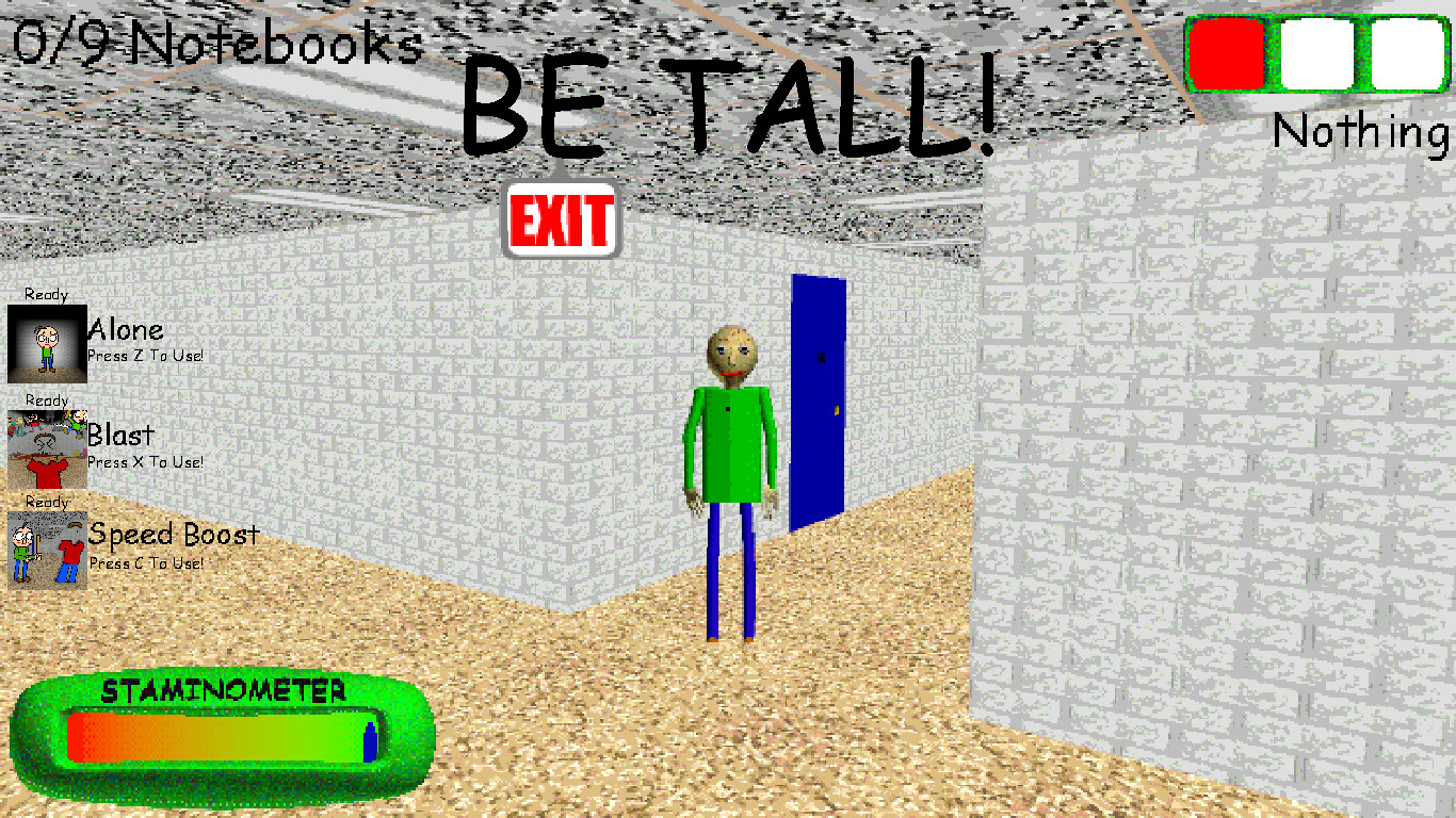 Baldi's Basics But You Are NULL Mod for Baldi's Basics | Baldi Mods