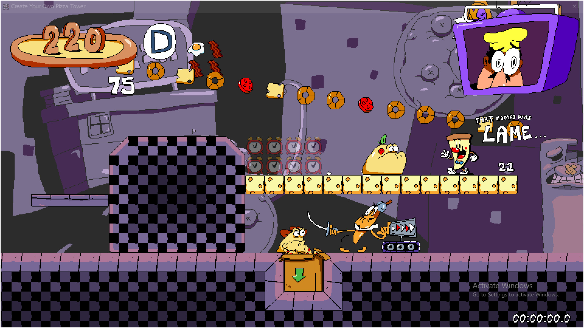 PEPPINOS EPIC QUEST FOR OMORI 3DS - DEMO 1.1 Mod for Pizza Tower | PT Mods