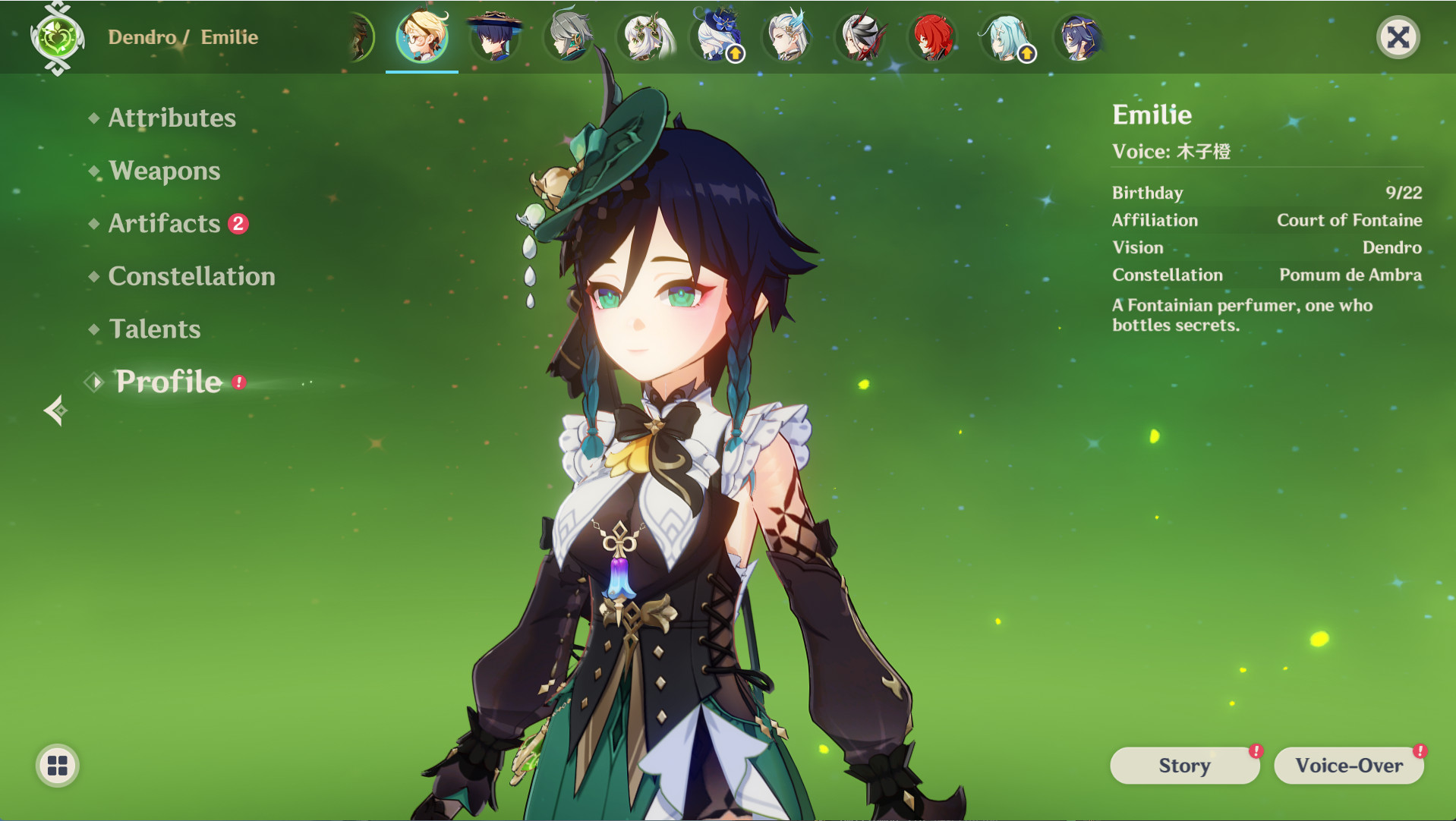 Emilie - venti Mod for Genshin Impact | GI Mods