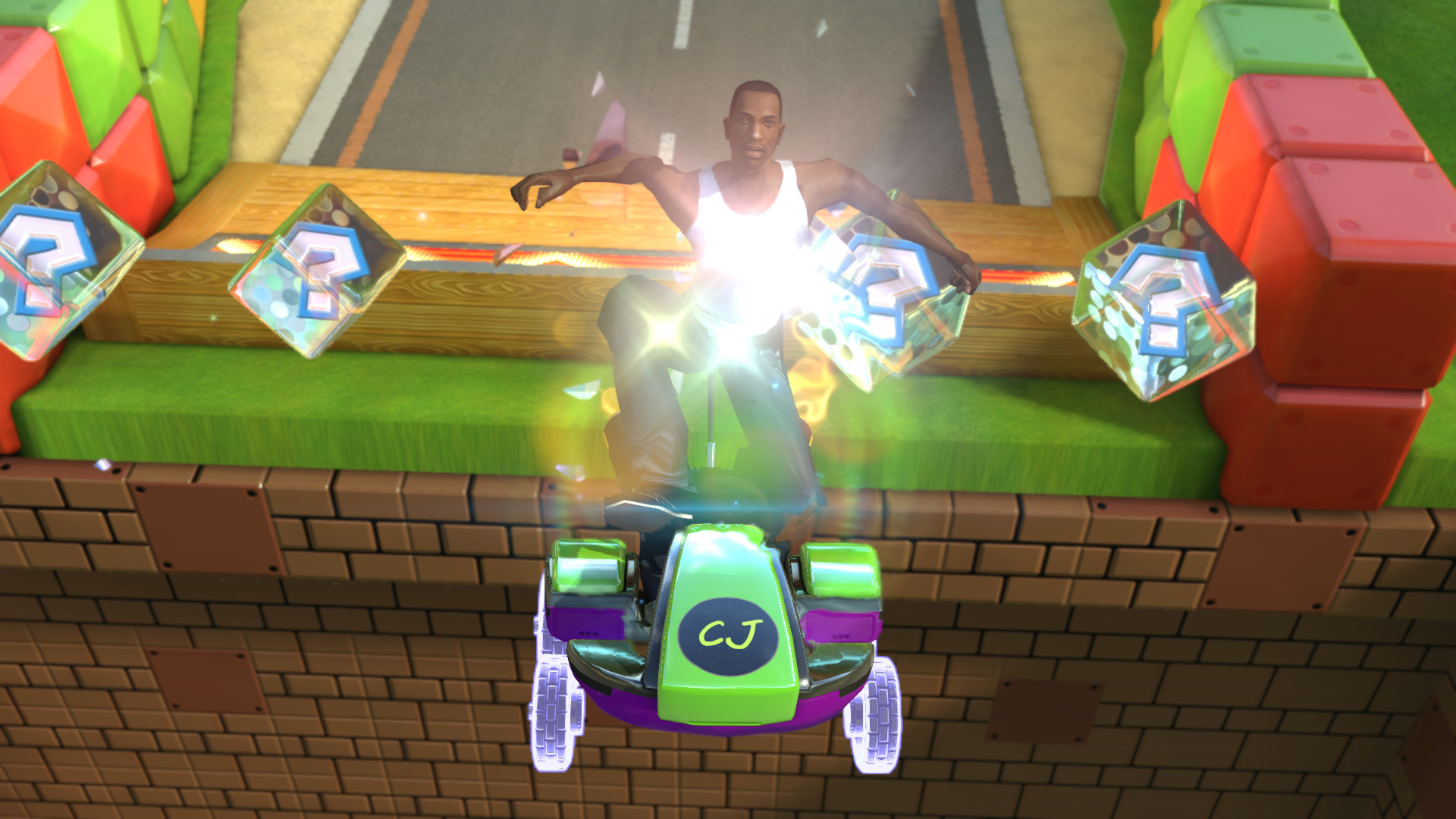 Carl CJ Johnson Mod for Mario Kart 8 Deluxe | MK8D Mods