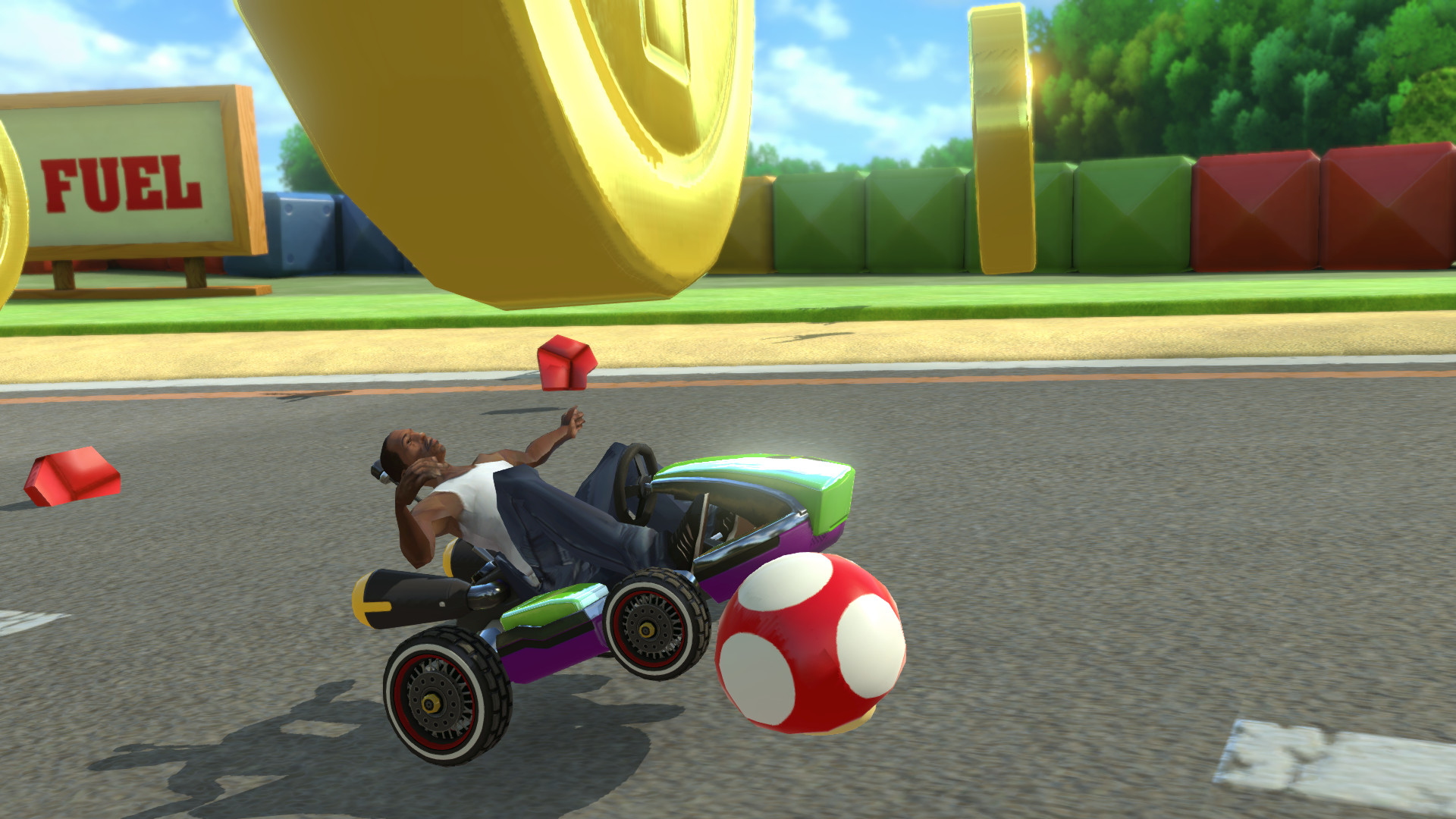 Carl CJ Johnson Mod for Mario Kart 8 Deluxe | MK8D Mods