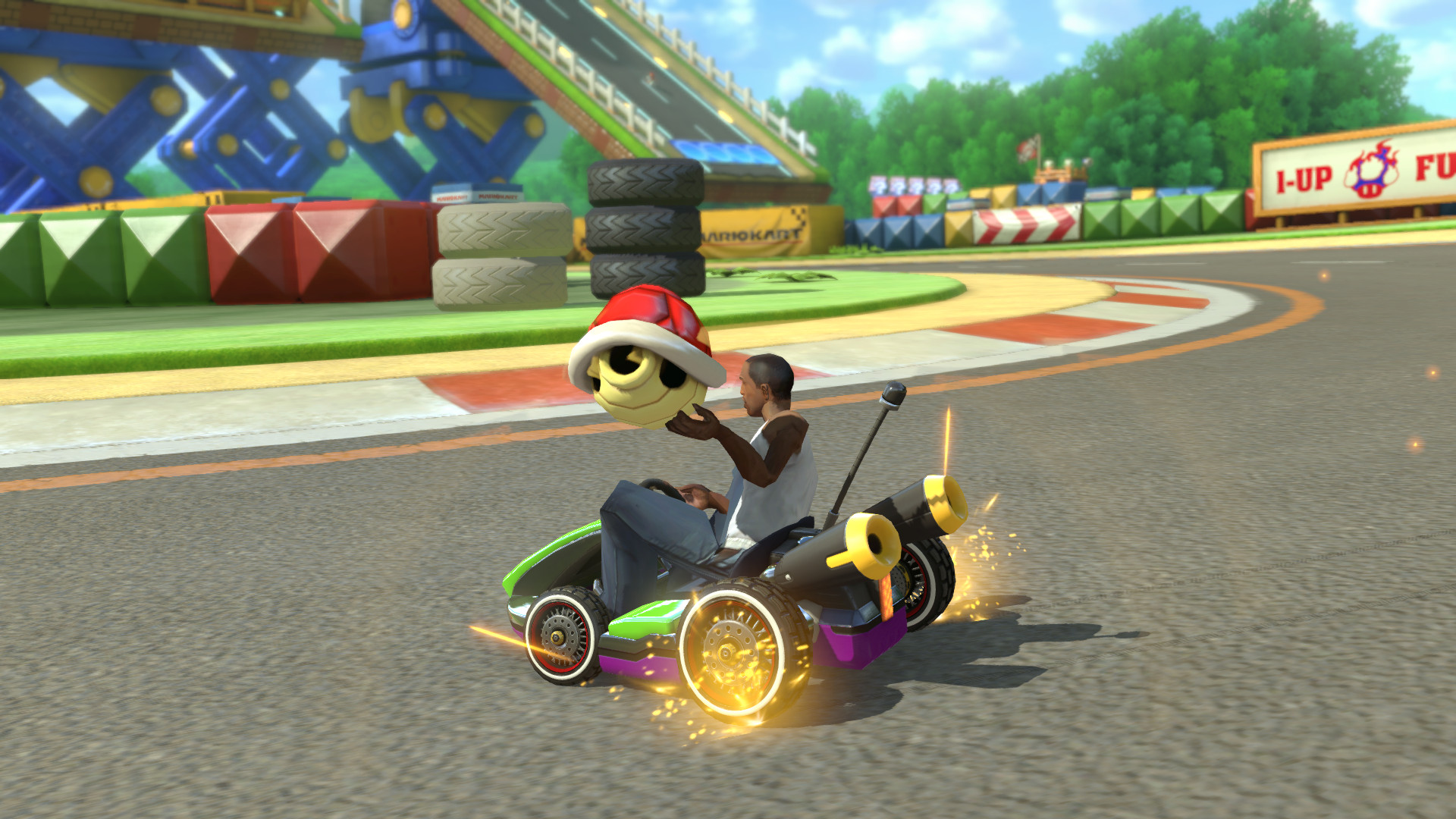 Carl CJ Johnson Mod for Mario Kart 8 Deluxe | MK8D Mods