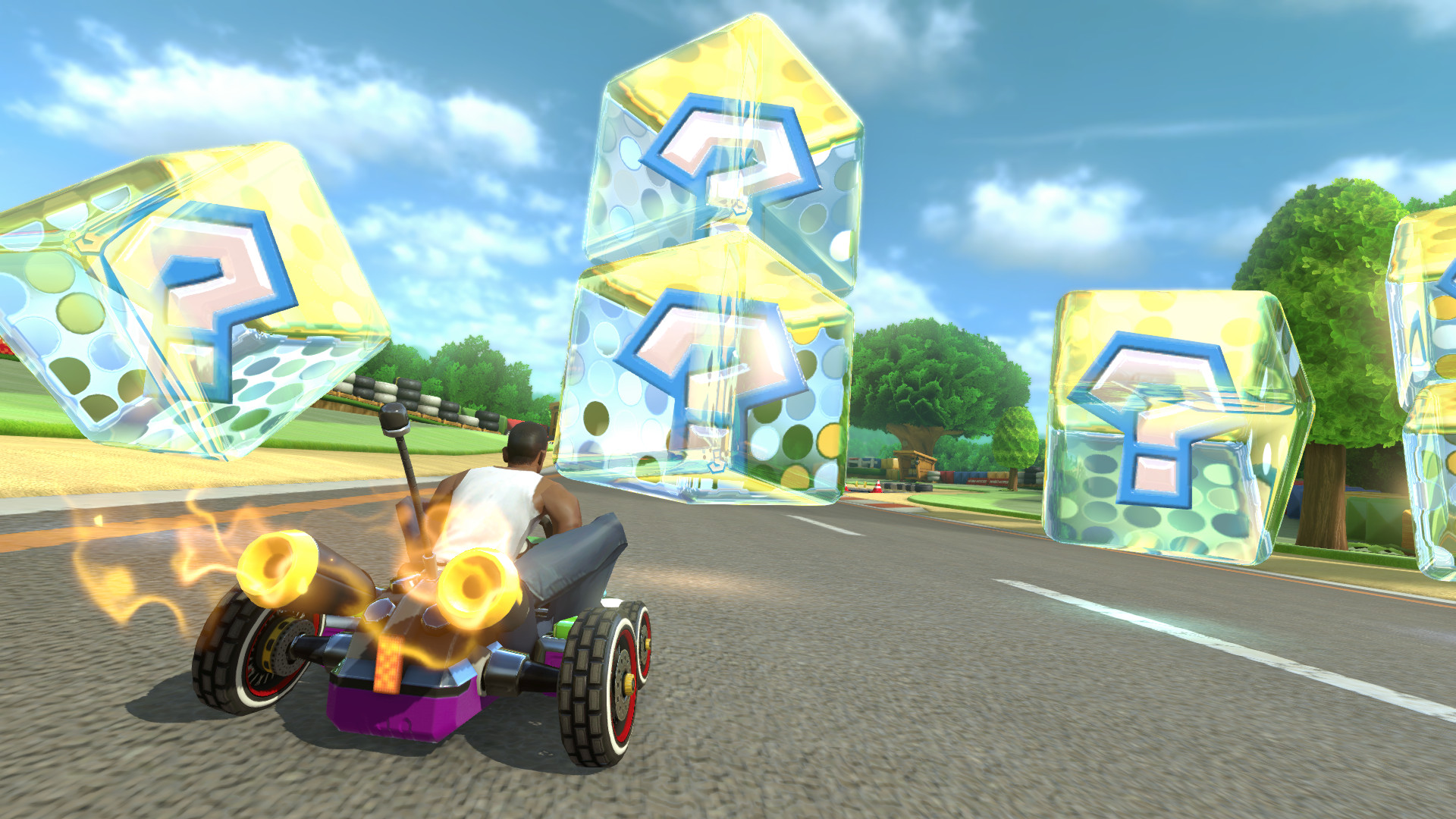 Carl CJ Johnson Mod for Mario Kart 8 Deluxe | MK8D Mods