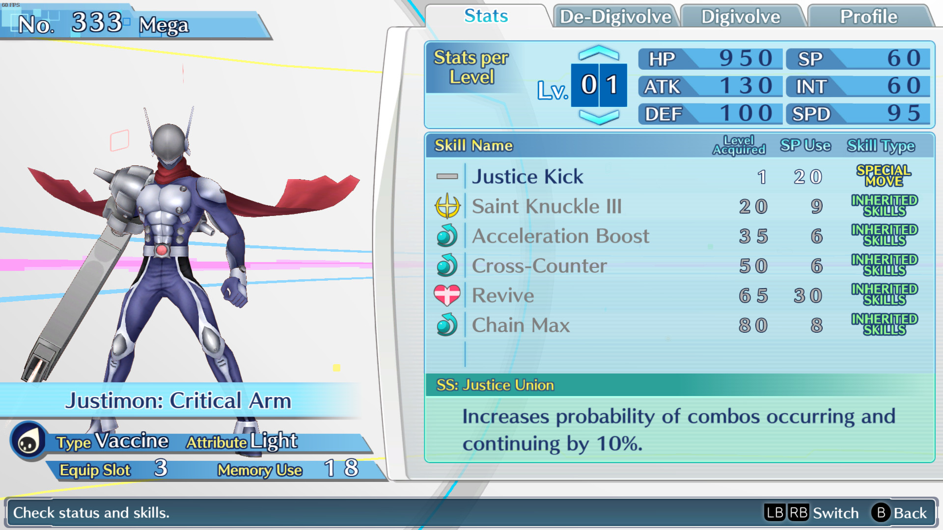 Justimon Arms Mod for Digimon Story Cyber Sleuth: Complete Edition ...