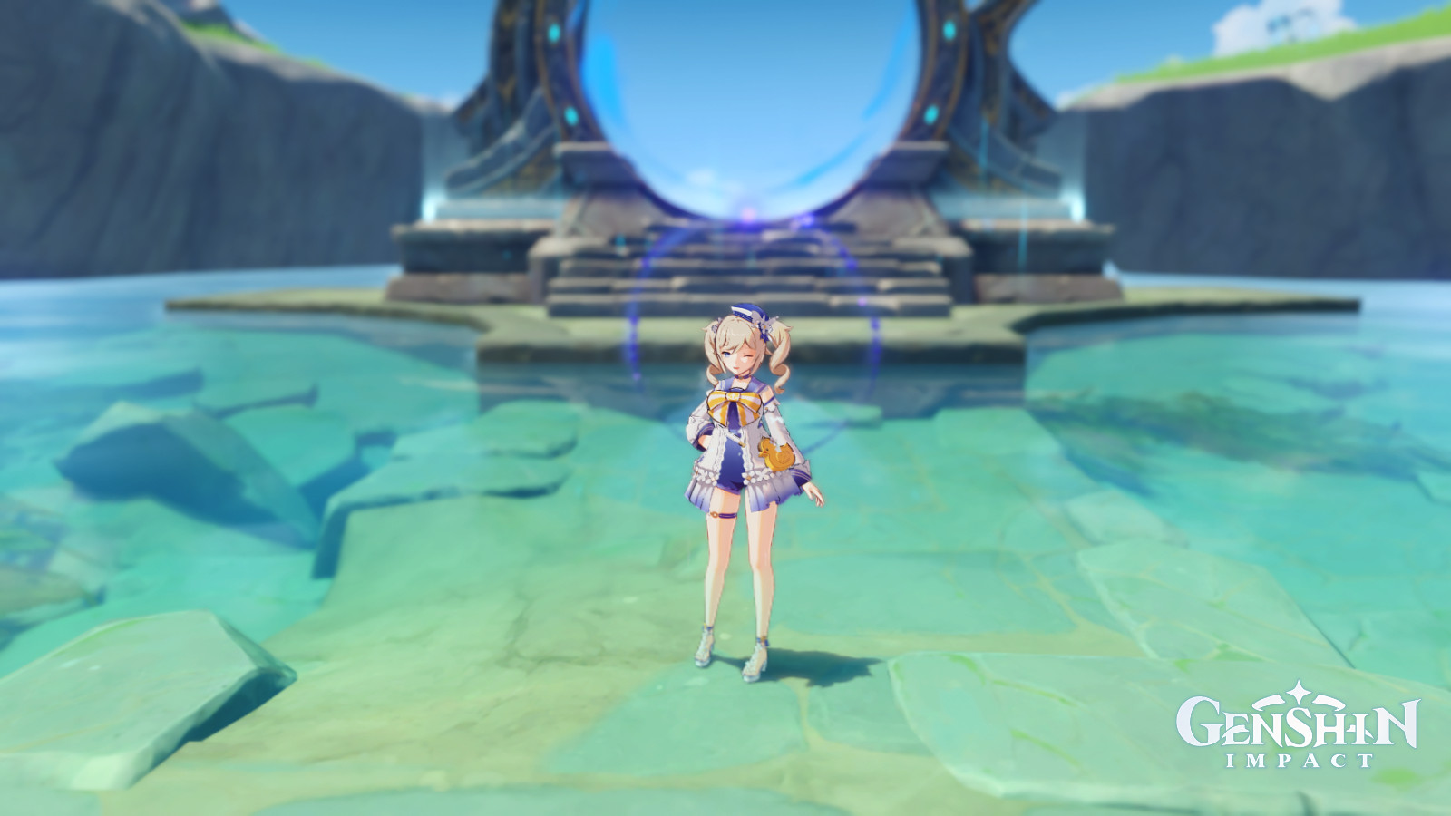 JGAM-Barbara-Summertime-Outfit-Skin-Edit Mod for Genshin Impact | GI Mods