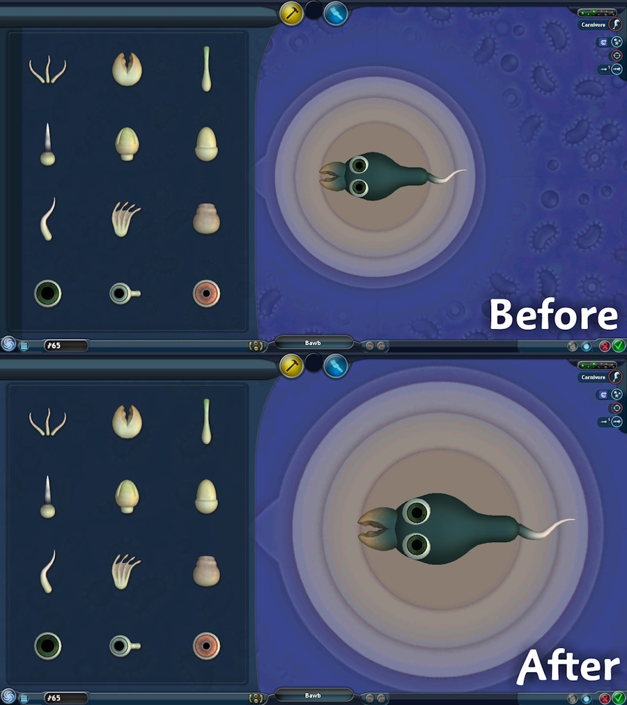 Better Editor Camera Alignment Mod for SPORE | SPORE Mods