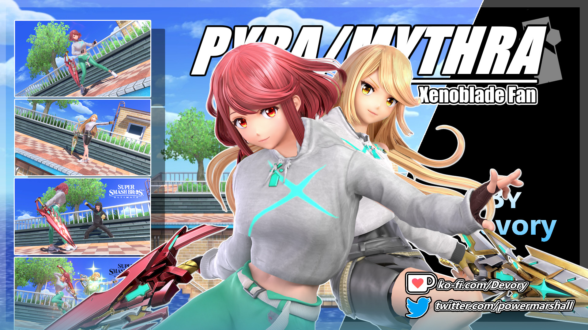 Xenoblade Fan Pyra/Mythra Mod for Super Smash Bros. Ultimate | SSBU Mods