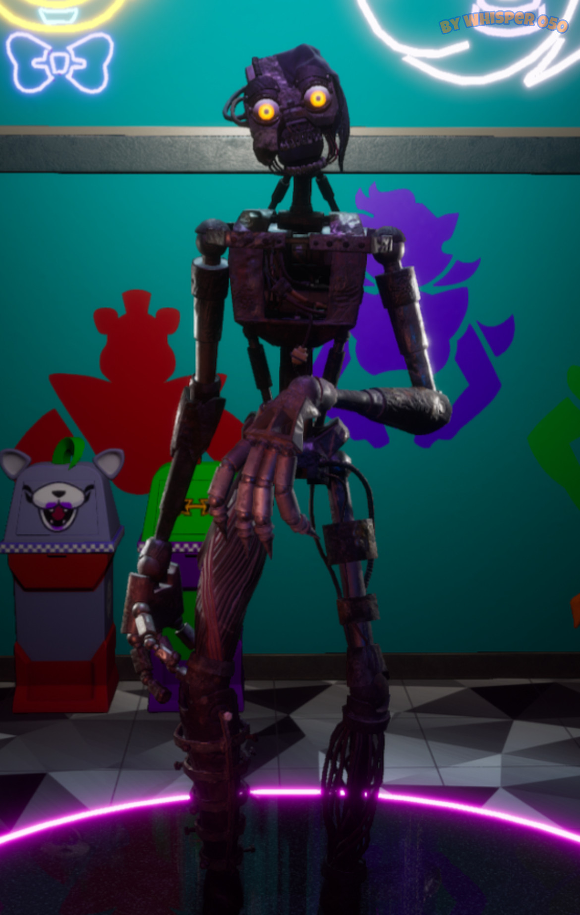 Mimic Eye Emissive Restoration Mod for Five Nights at Freddy's Security ...