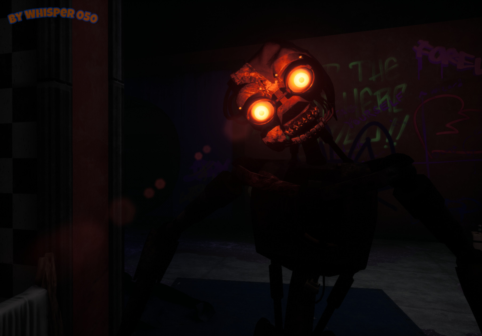 Mimic Eye Emissive Restoration Mod for Five Nights at Freddy's Security ...