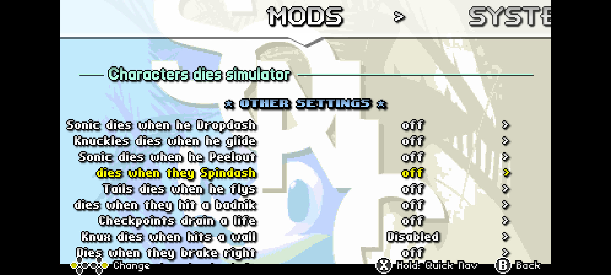 Character Dies Simulator Mod for Sonic 3 A.I.R. | S3AIR Mods