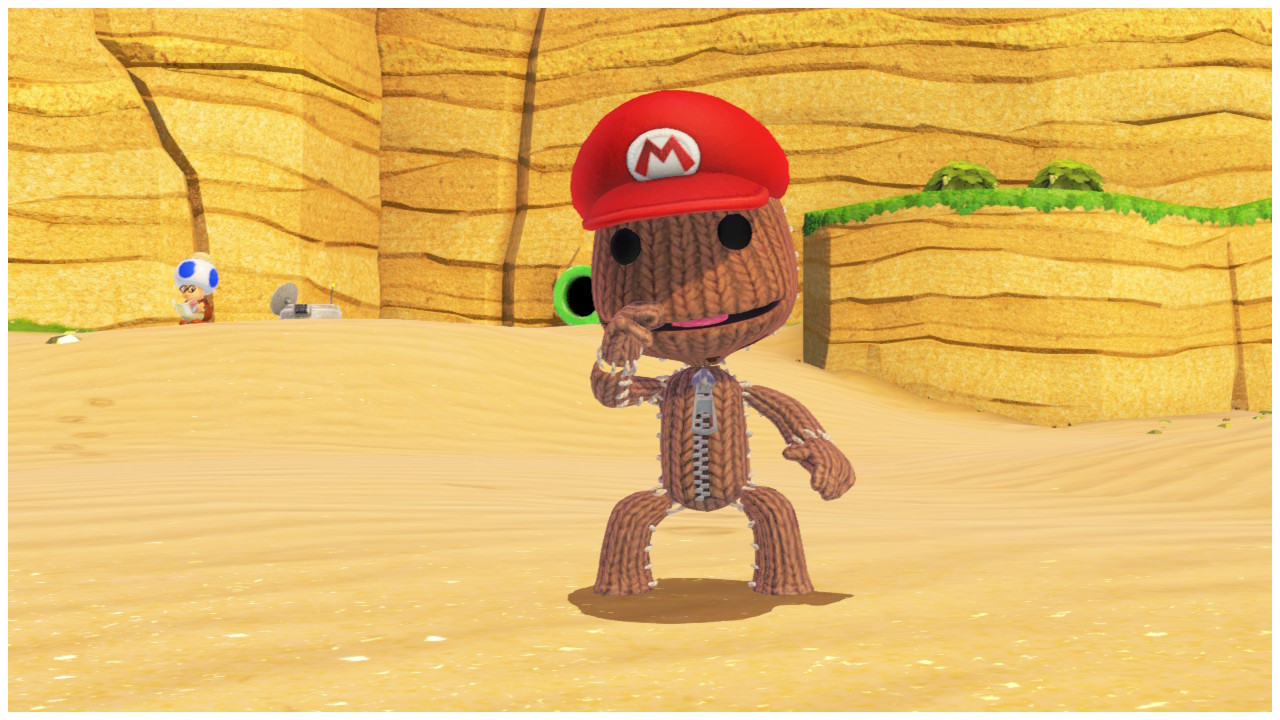 Sackboy Mod for Super Mario Odyssey | SMO Mods
