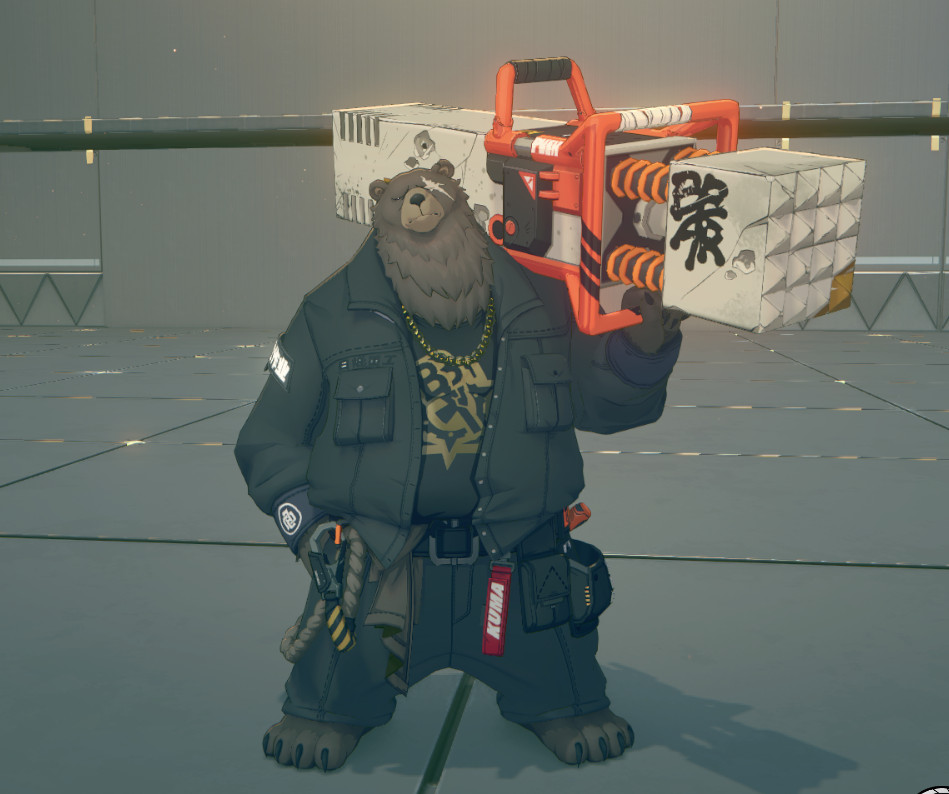 Ben Bigger in Black Outfit Mod for Zenless Zone Zero | ZZZ Mods