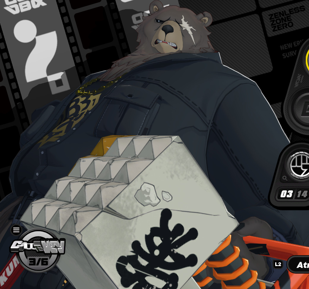 Ben Bigger in Black Outfit Mod for Zenless Zone Zero | ZZZ Mods