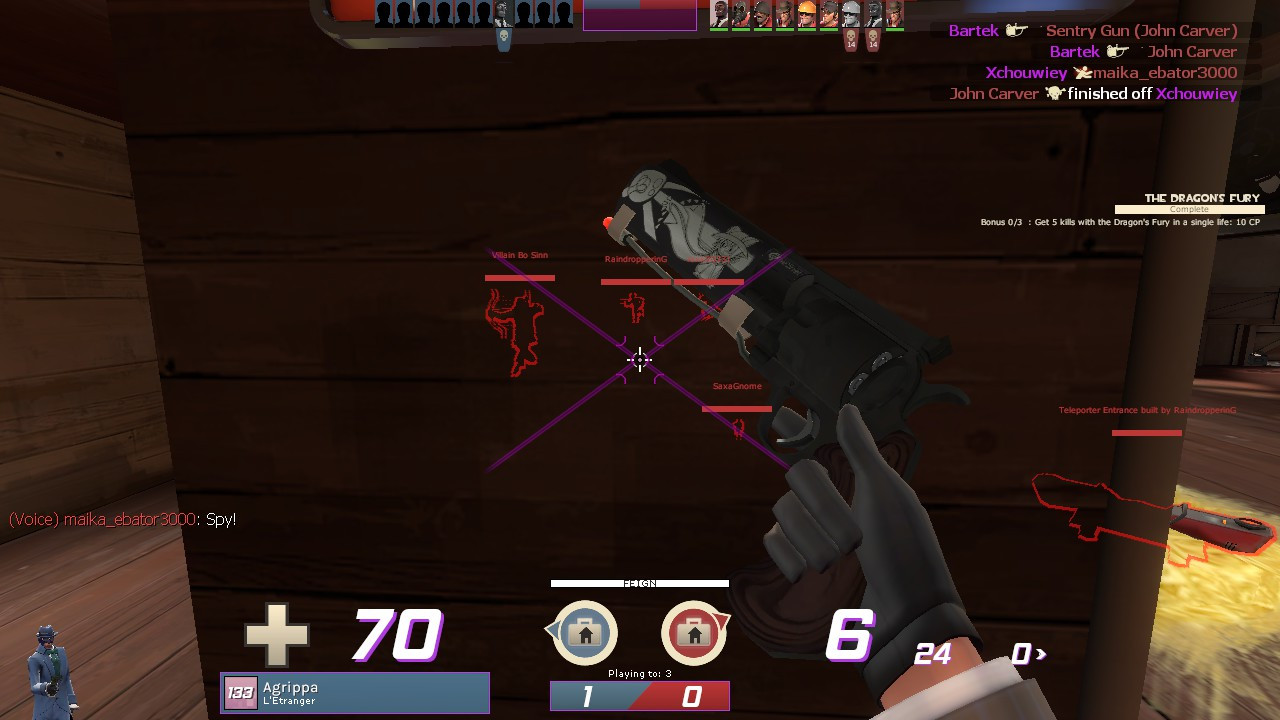 Oneshot Niko Engraved Festive Ambassador Mod for Team Fortress 2 | TF2 Mods