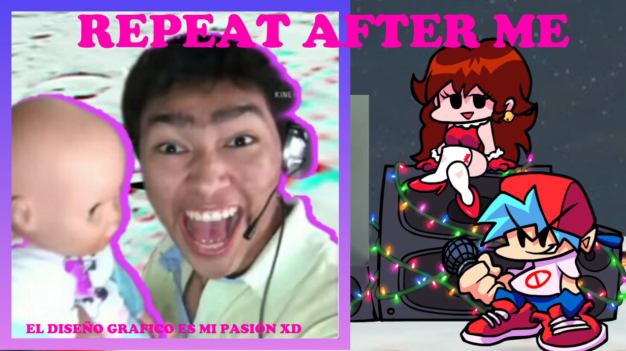 REPEAT AFTER ME fernanfloo MOD Mod for Friday Night Funkin' | FNF Mods