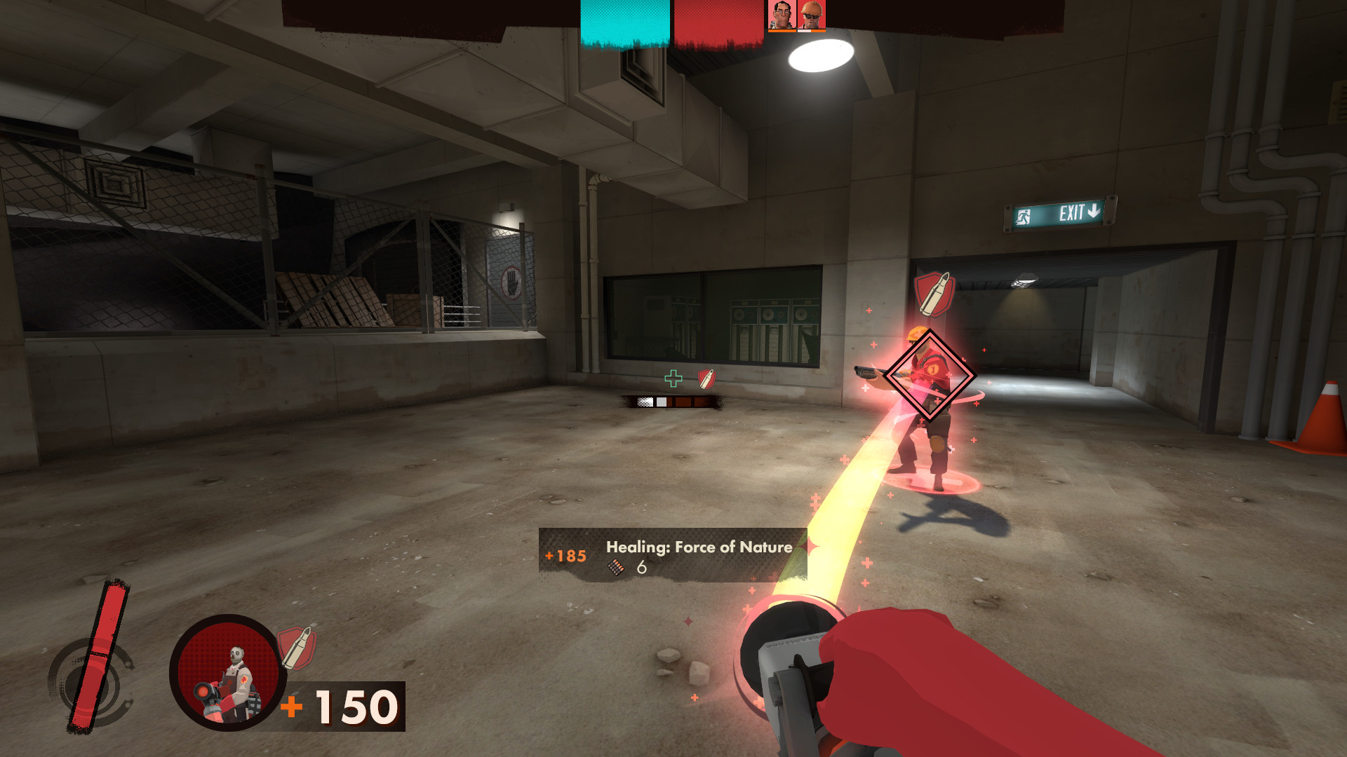 Centered Ubercharge Meter for LoopHud Mod for Team Fortress 2 | TF2 Mods