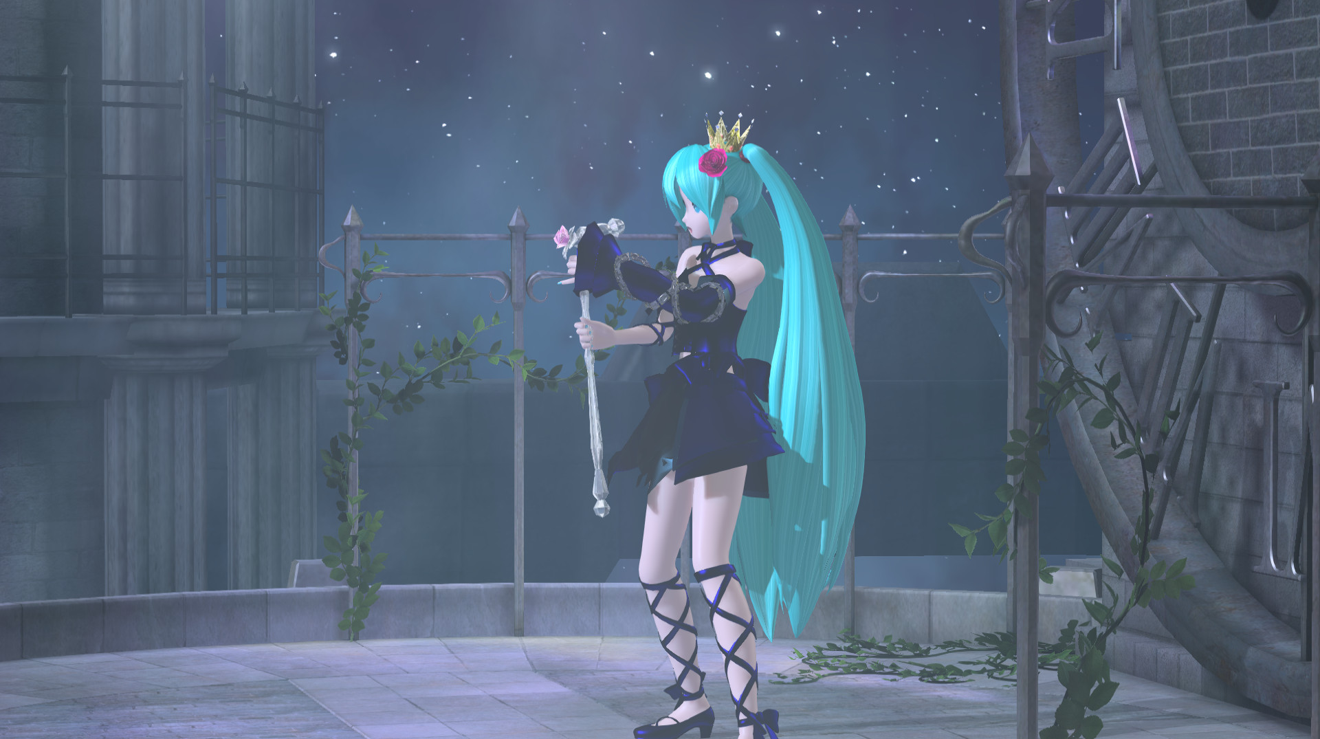 Romeo & Cinderella Vintage Blue Emo Dress Mod for Hatsune Miku: Project ...