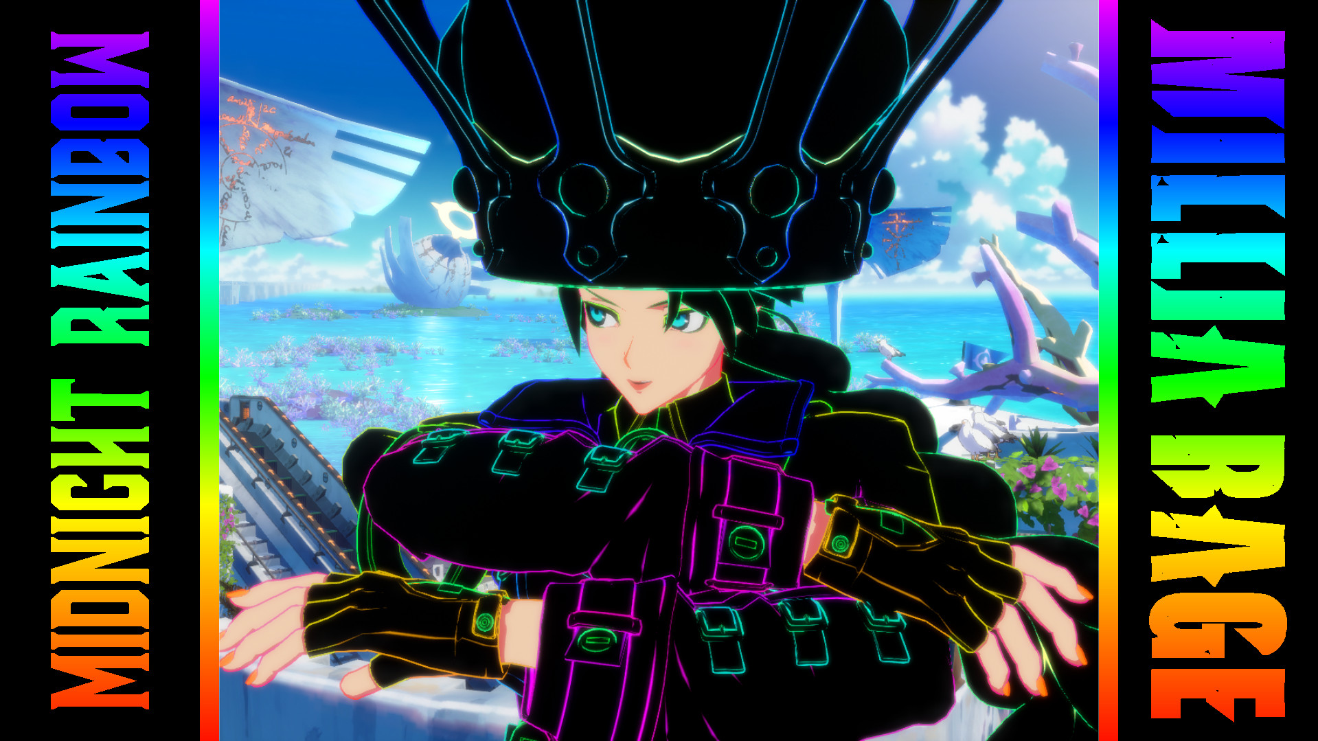 Midnight Rainbow Millia! (ANIMATED!!) (Slots 1-11) Mod for GUILTY GEAR ...