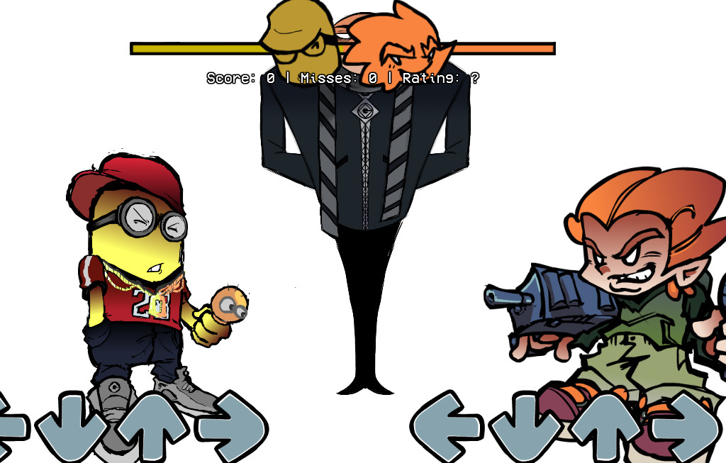 Minions Despicable Me 17-Bucks (ONESHOT) Mod for Friday Night Funkin ...