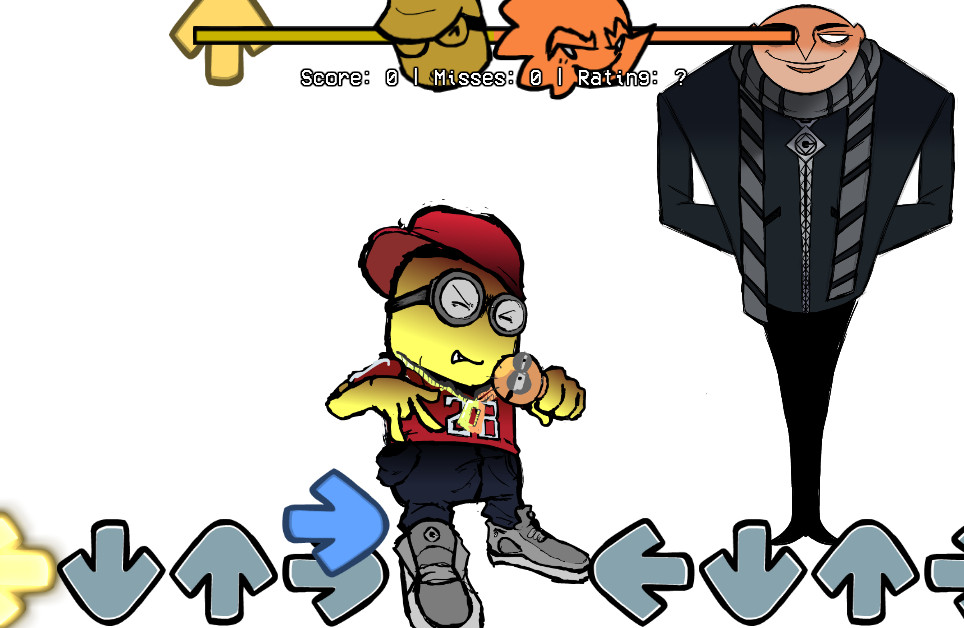 Minions Despicable Me 17-Bucks (ONESHOT) Mod for Friday Night Funkin ...