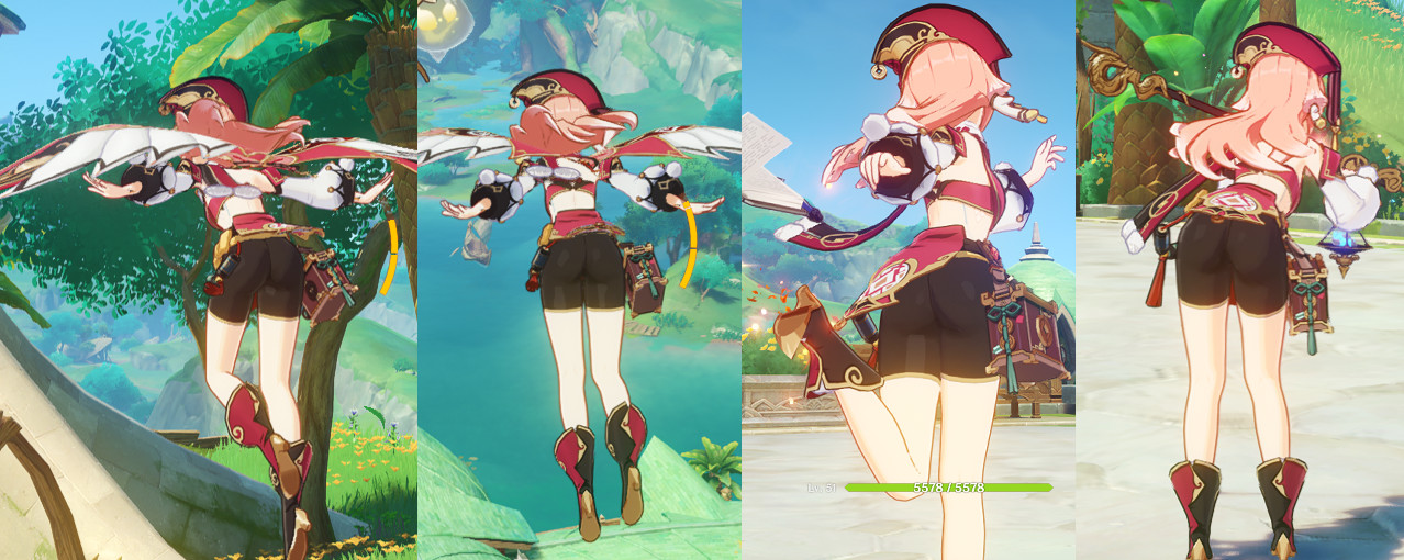 Yanfei Bike Shorts Mod for Genshin Impact | GI Mods