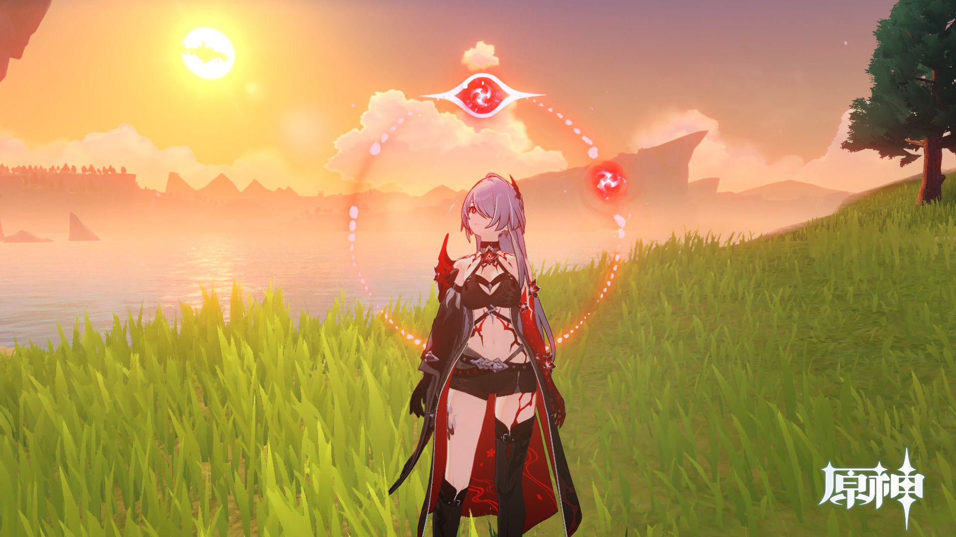 Raiden Attack Red Theme Mod for Genshin Impact | GI Mods