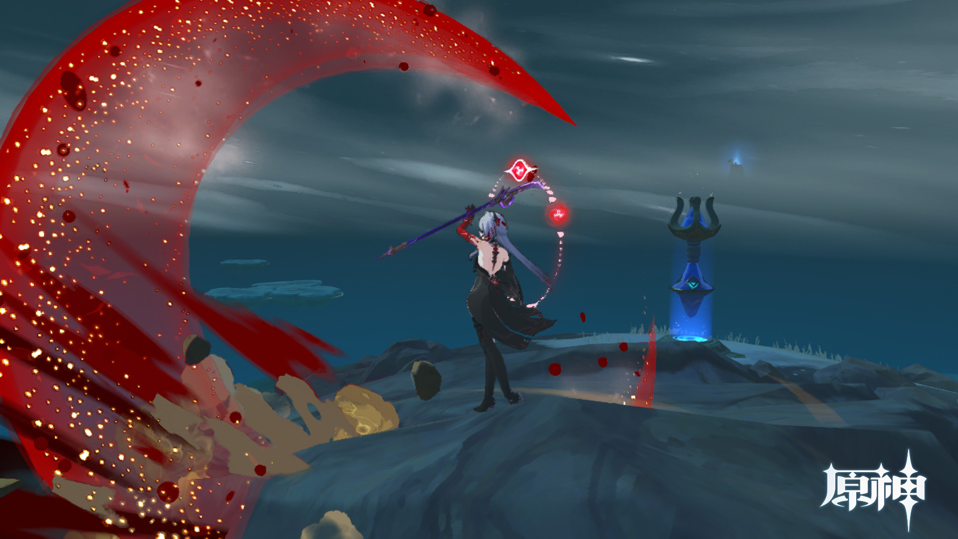 Raiden Attack Red Theme Mod for Genshin Impact | GI Mods