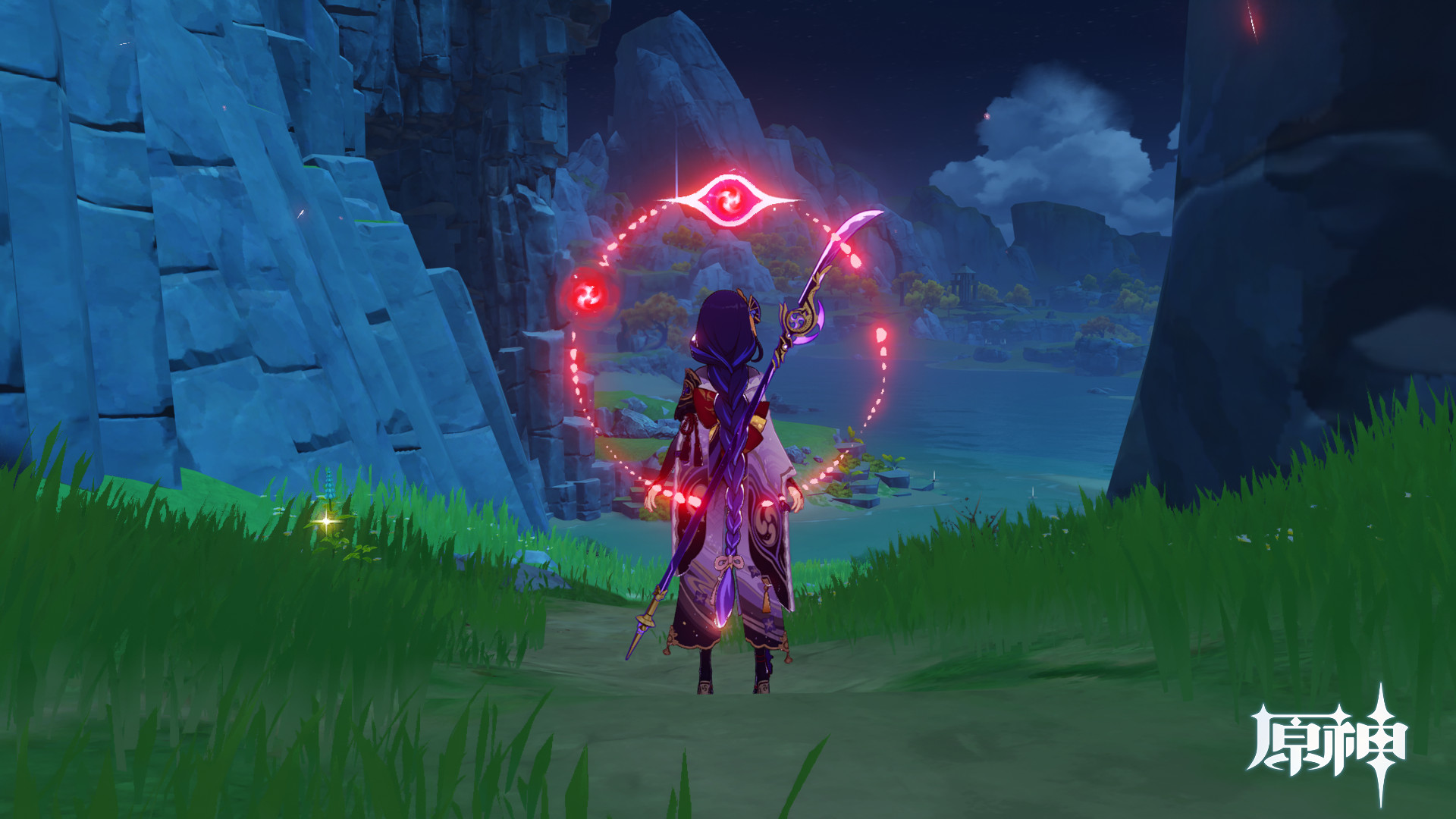 Raiden Attack Red Theme Mod for Genshin Impact | GI Mods