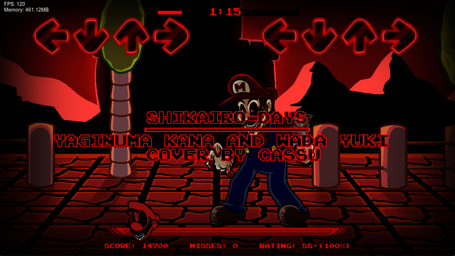 [SENSITIVE CONTENT] Shikairo Days but Horror Mario sings it Mod for ...