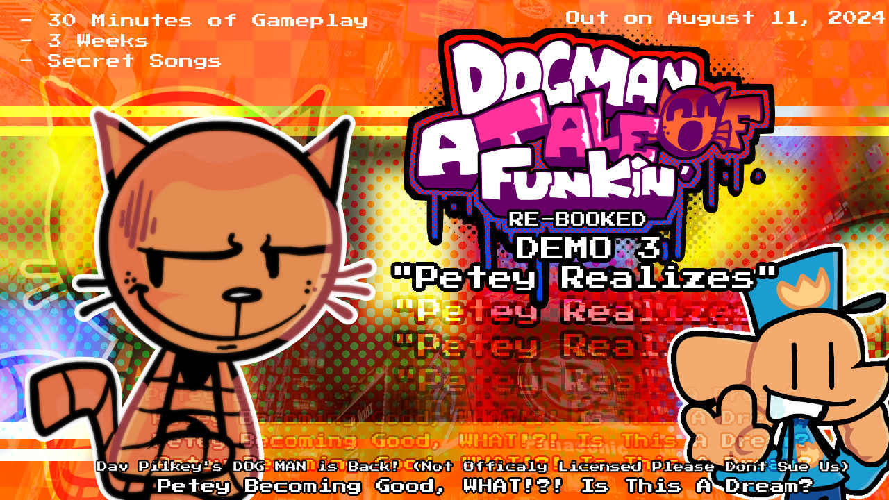 FNF: Dog Man: A Tale of Funkin' Rebooked (DEMO 3) Mod for Friday Night ...