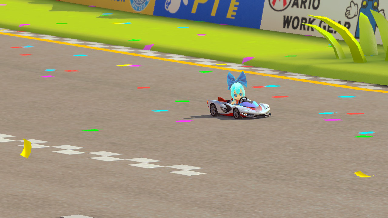 SILLY FUMO CIRNO Mod for Mario Kart 8 Deluxe | MK8D Mods