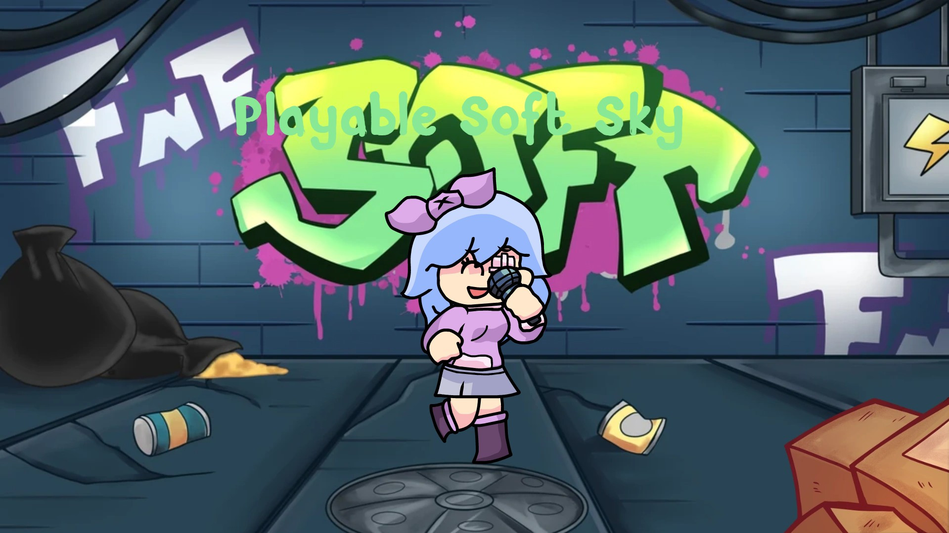 Playable Soft Sky Mod for Friday Night Funkin' | FNF Mods