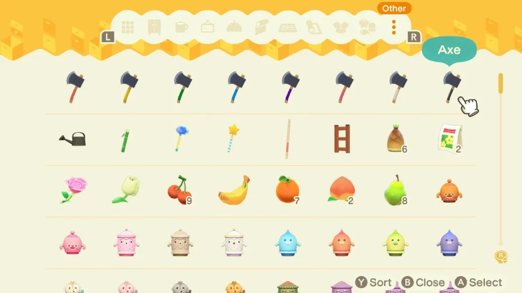 Customizable Axe Mod for Animal Crossing: New Horizons | ACNH Mods