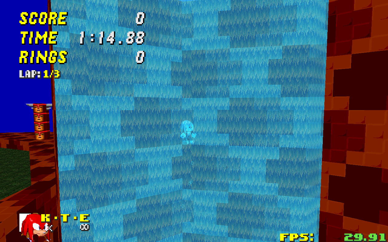 Bloxy knuckles + Mod for Sonic Robo Blast 2 | SRB2 Mods