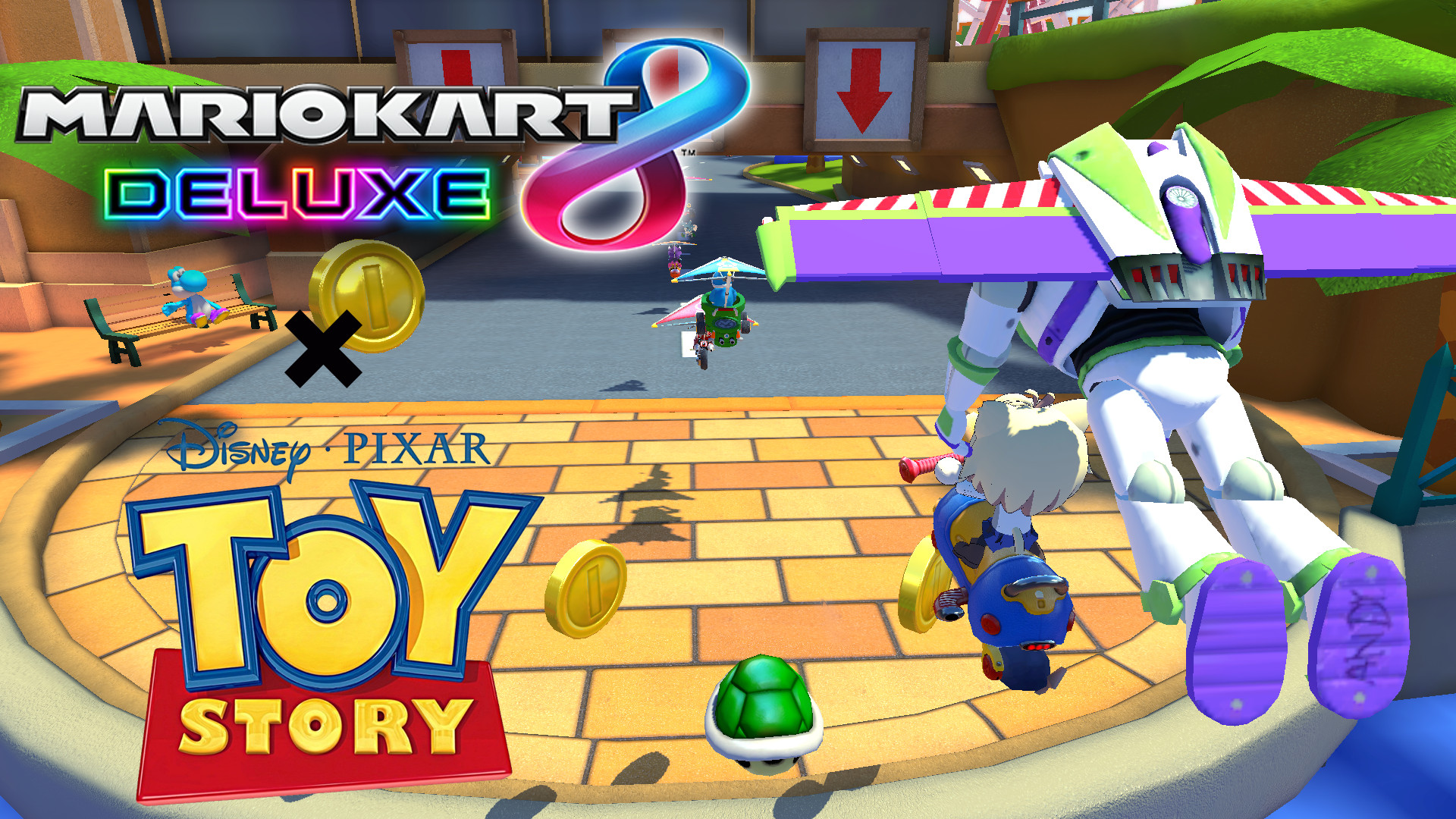 Buzz Lightyear Glider Mod for Mario Kart 8 Deluxe | MK8D Mods