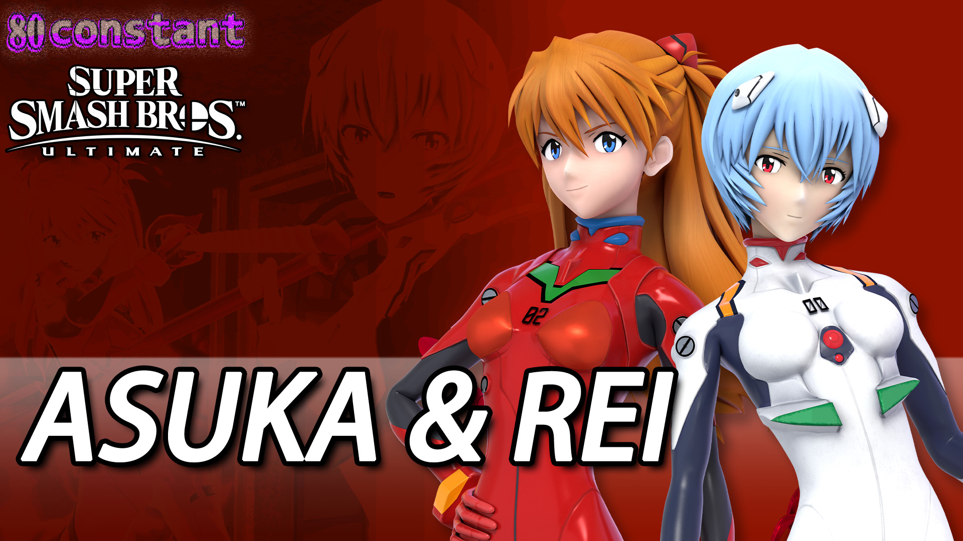 Asuka & Rei (Evangelion) Challenger Pack Mod for Super Smash Bros ...