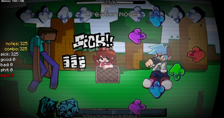 FNF：Minecraft's Eternal V1 Mod for Friday Night Funkin' | FNF Mods