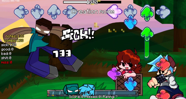 FNF：Minecraft's Eternal V1 Mod for Friday Night Funkin' | FNF Mods