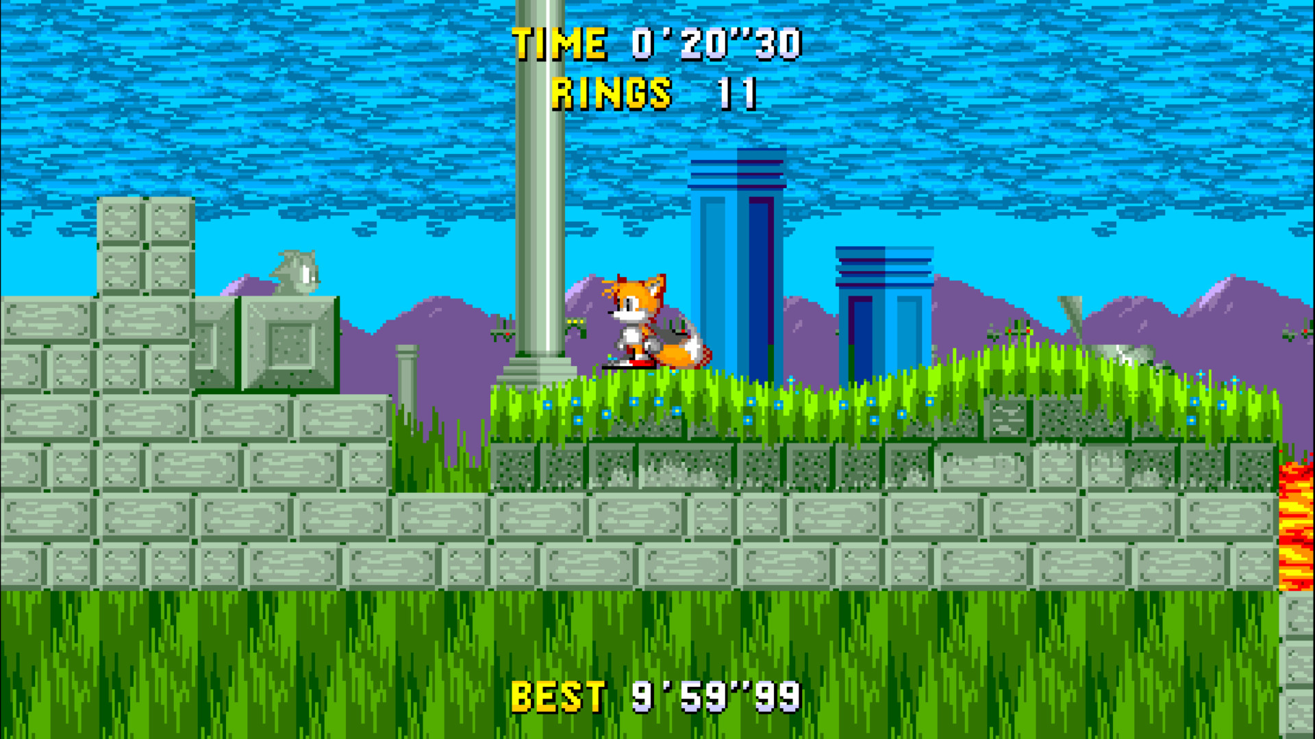Labyrinth Zone: Past Mod for Sonic the Hedgehog Forever | S1F Mods