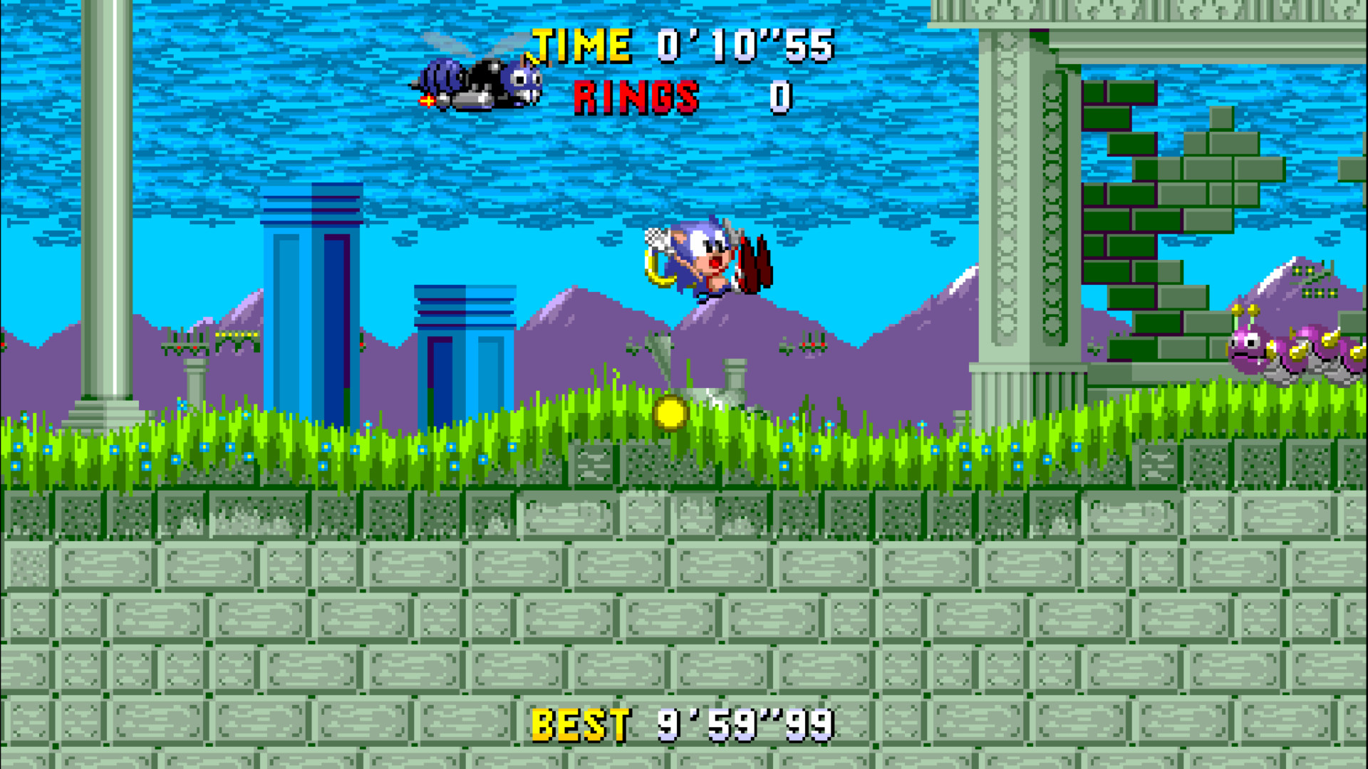 Labyrinth Zone: Past Mod for Sonic the Hedgehog Forever | S1F Mods