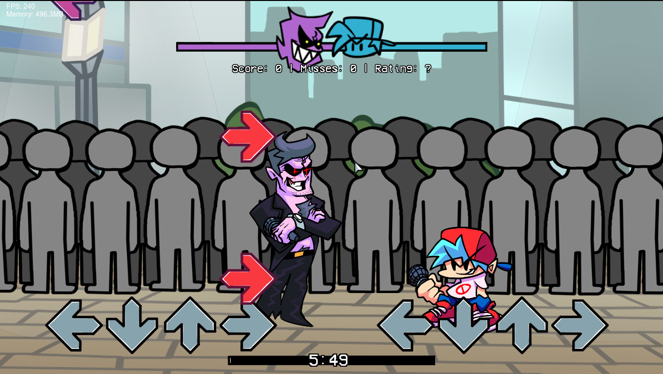 FNF X Nameless Weekend [FOURTH WALL] Mod for Friday Night Funkin' | FNF ...