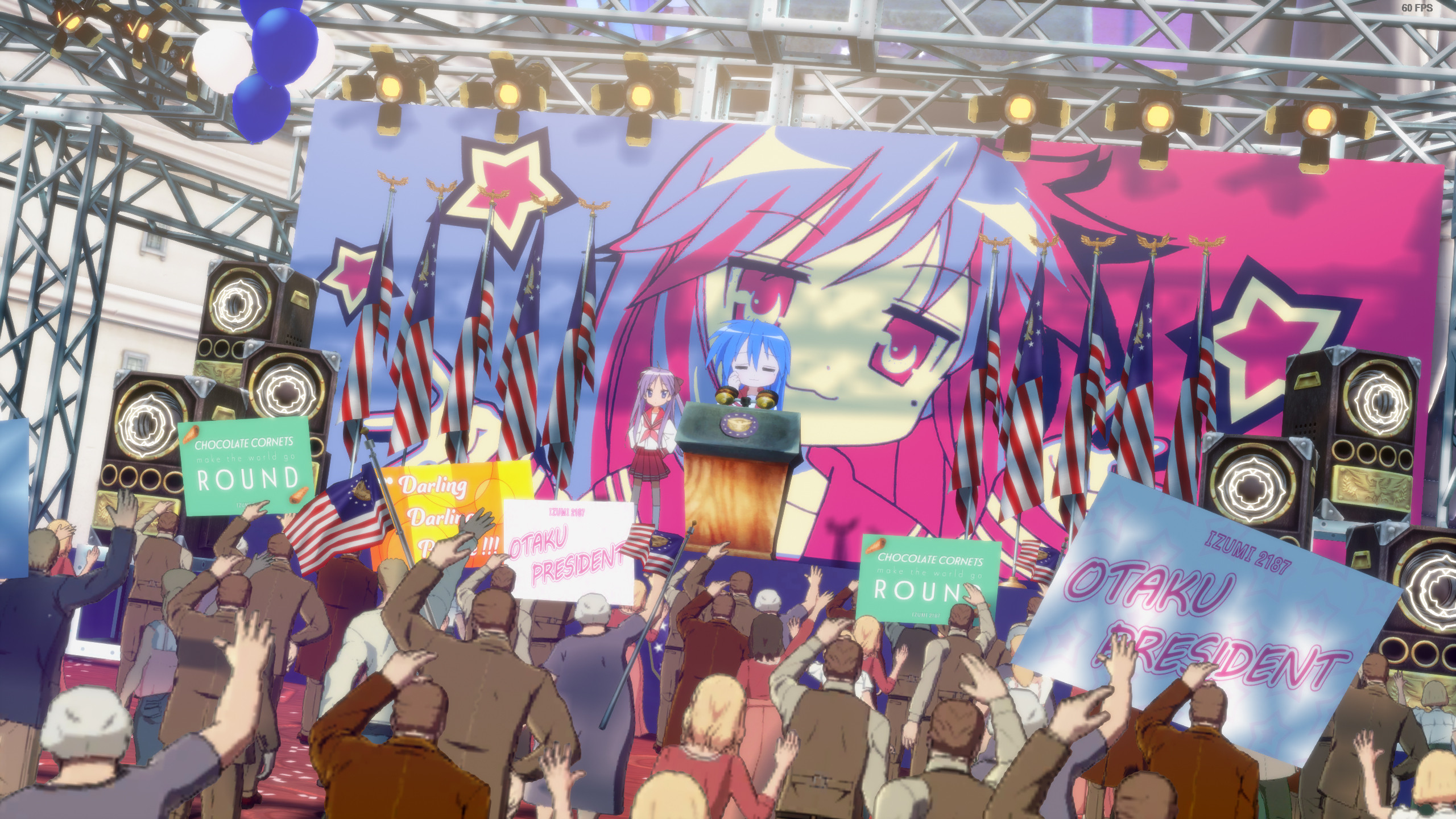 Konata Runs For President Mod for GUILTY GEAR -STRIVE- | GGST Mods