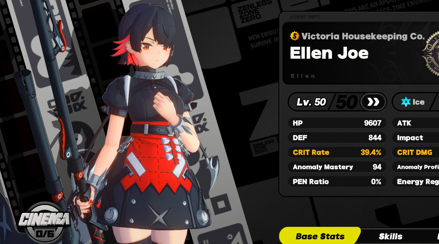 Simple Red Ellen Mod for Zenless Zone Zero | ZZZ Mods