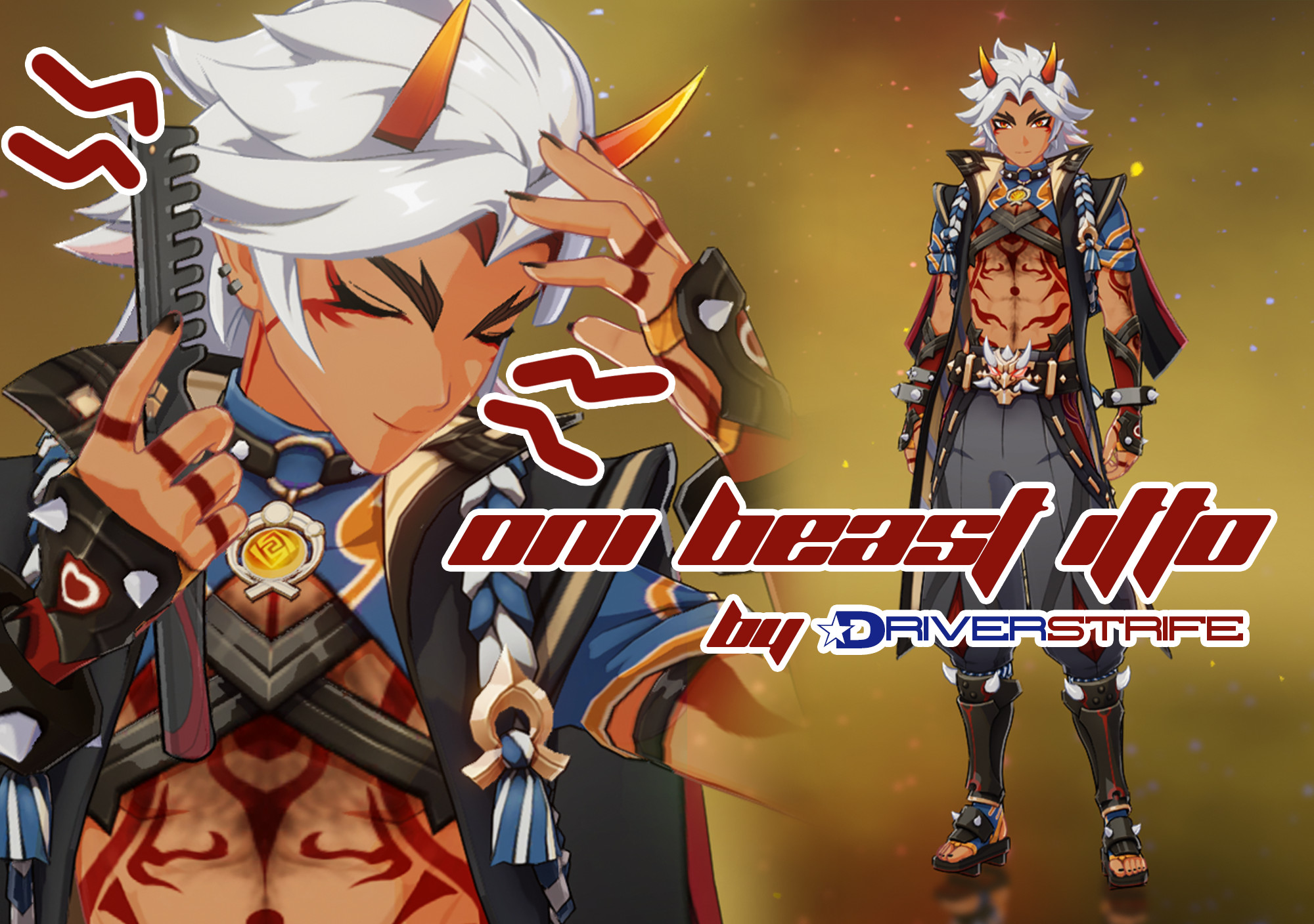 Oni Beast Itto Mod for Genshin Impact | GI Mods