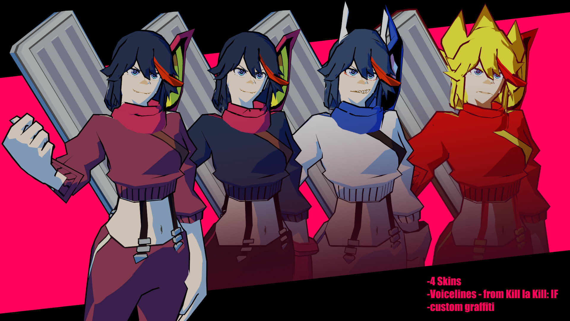 Matoi Ryuko Mod for Bomb Rush Cyberfunk | BRC Mods